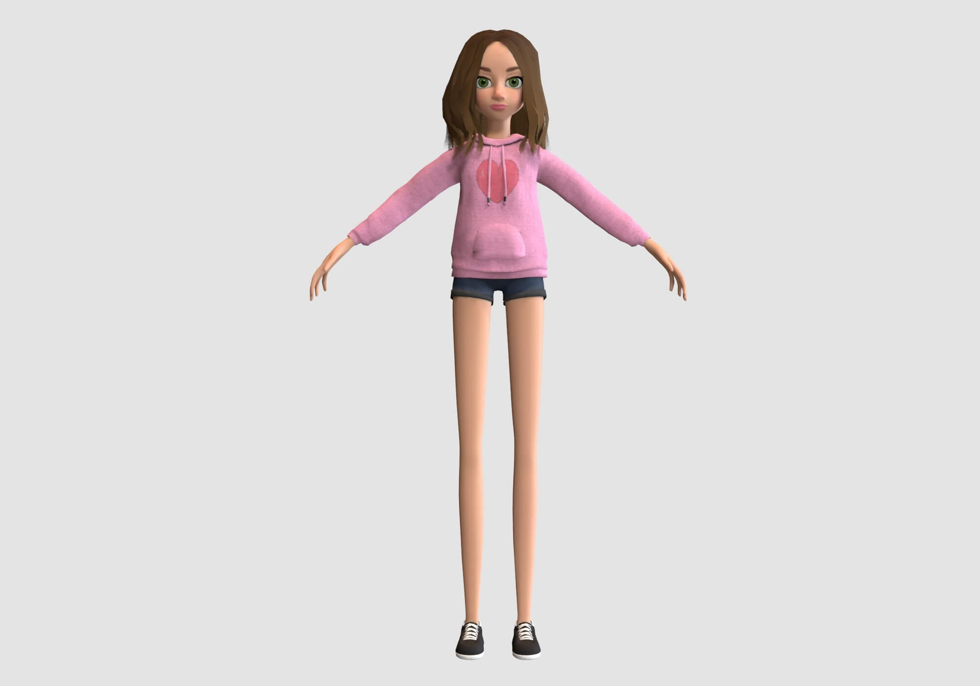 Young Teen Kid - 3D Model by nickianimations