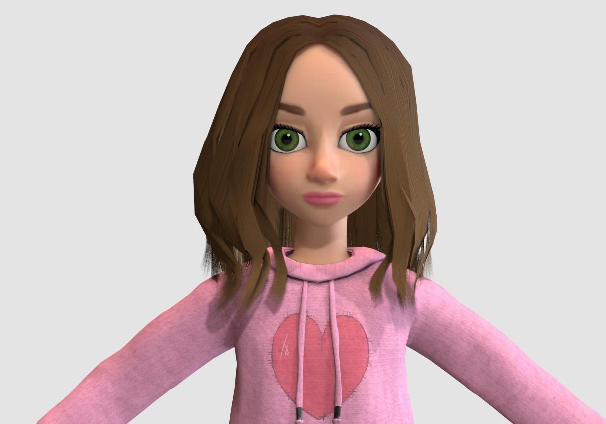 Young Teen Kid - 3D Model by nickianimations
