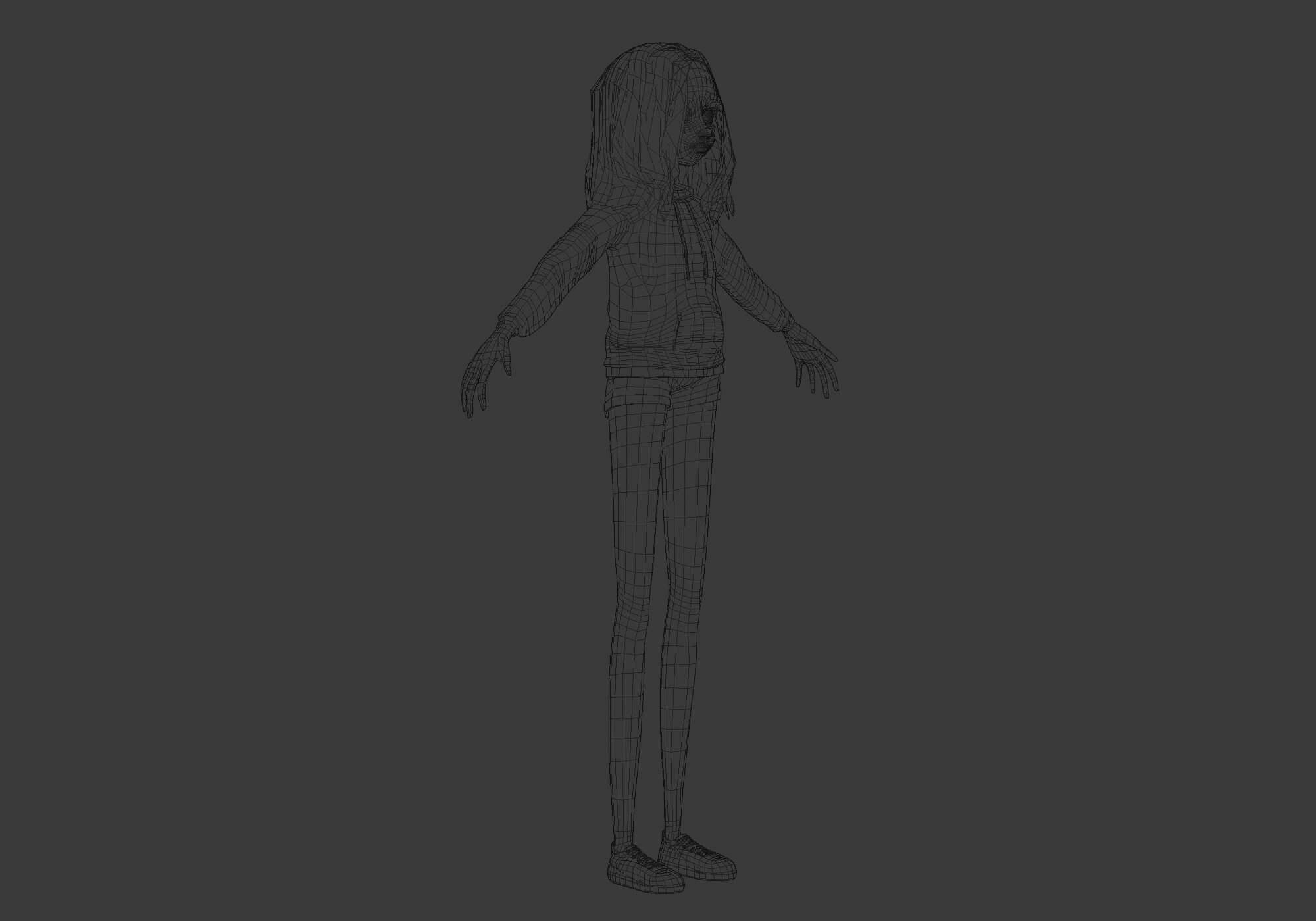 Young Teen Kid - 3D Model by nickianimations