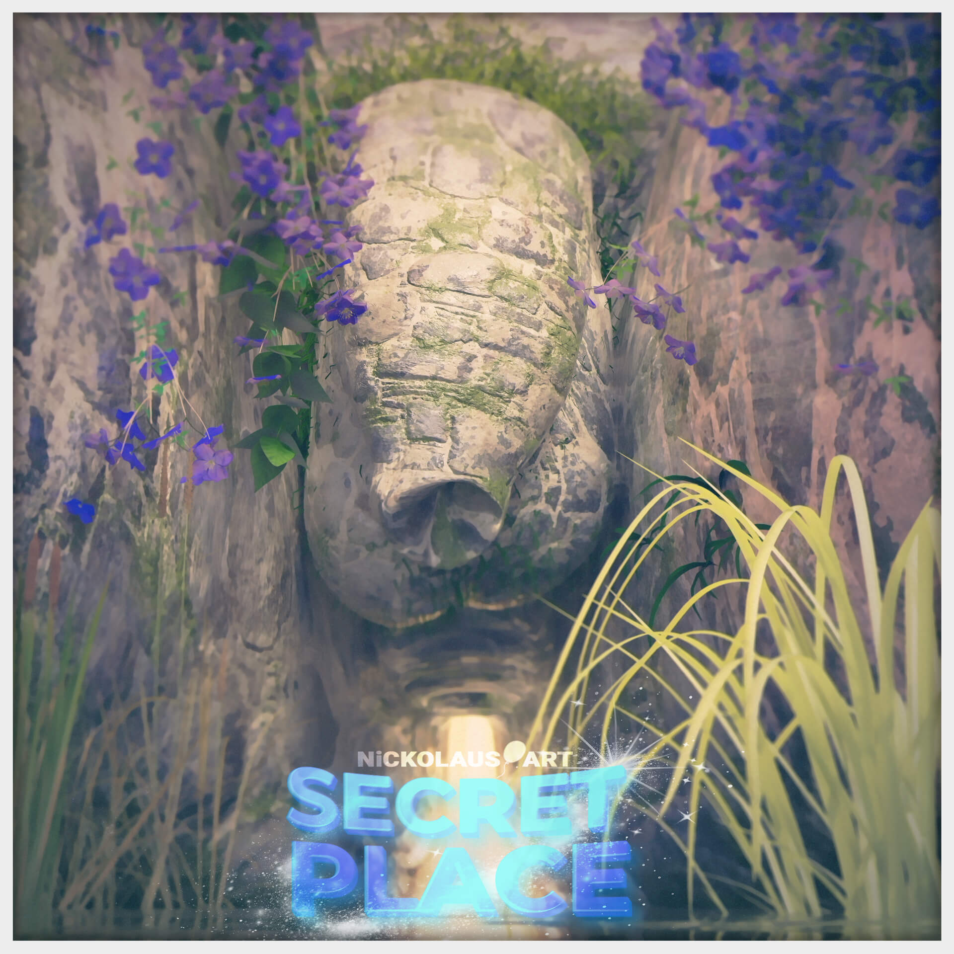 Secret Place - Part 1 (1 of 2) 3D Render by nickolausart