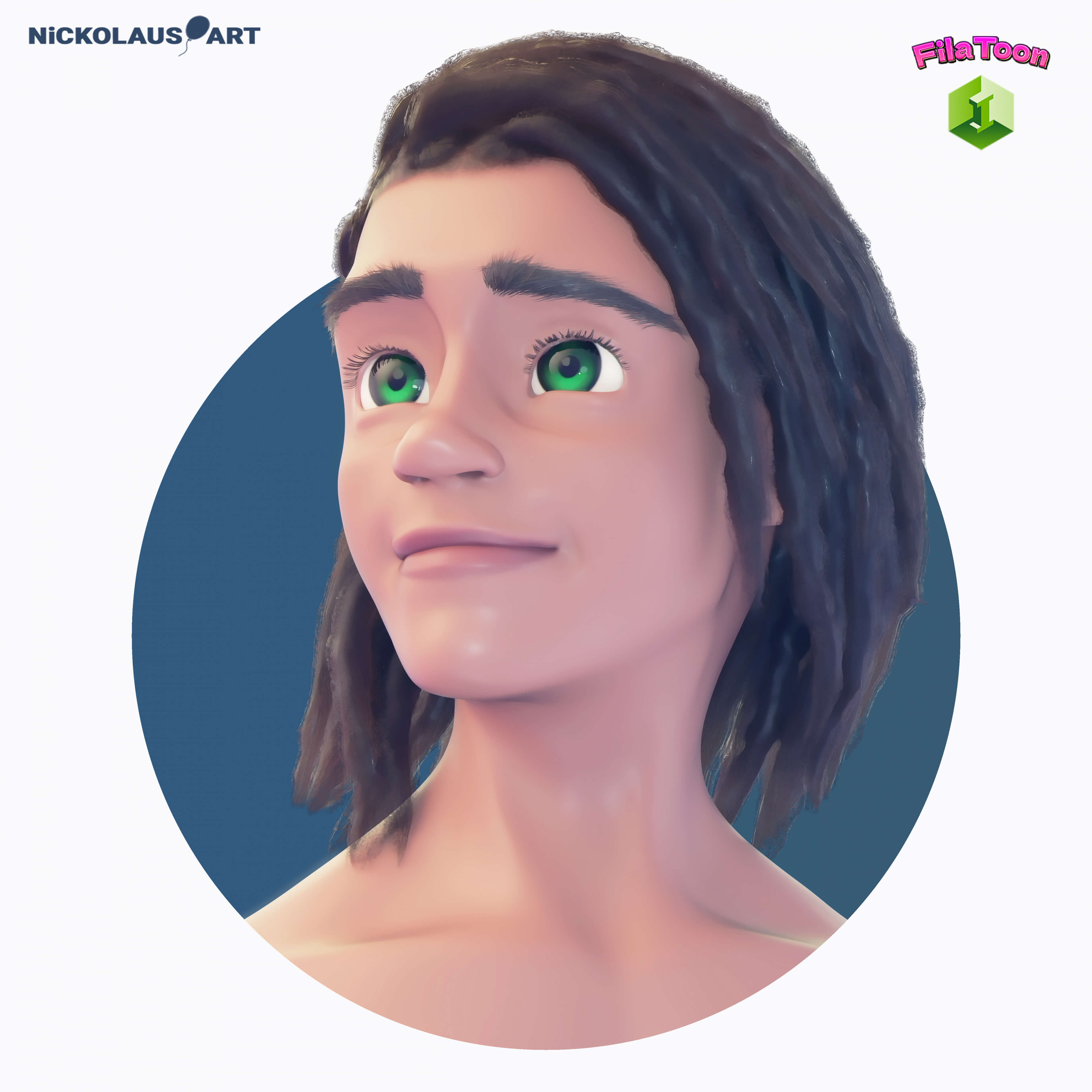 Toon Tim G9 - TARZAN 3D Render, Digital Art by nickolausart