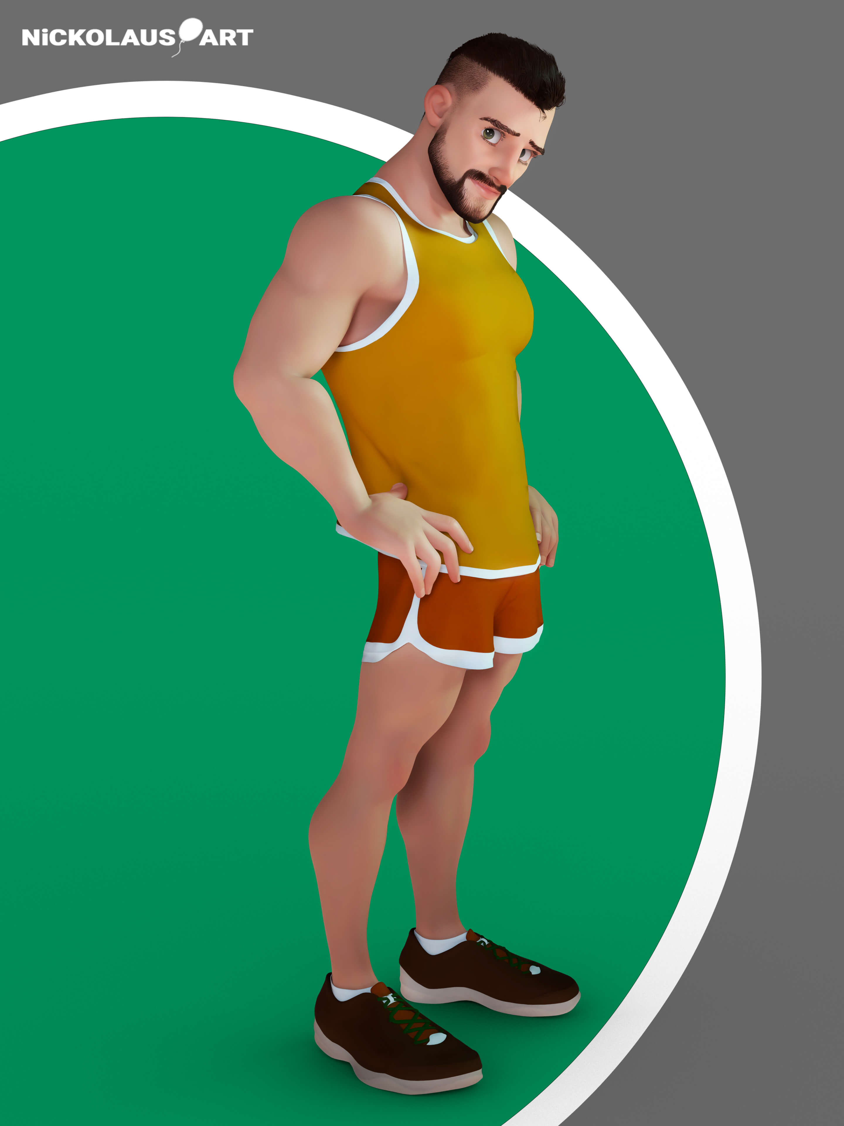 Toon Alex for Genesis 8.1 Male - Daz Content by nickolausart