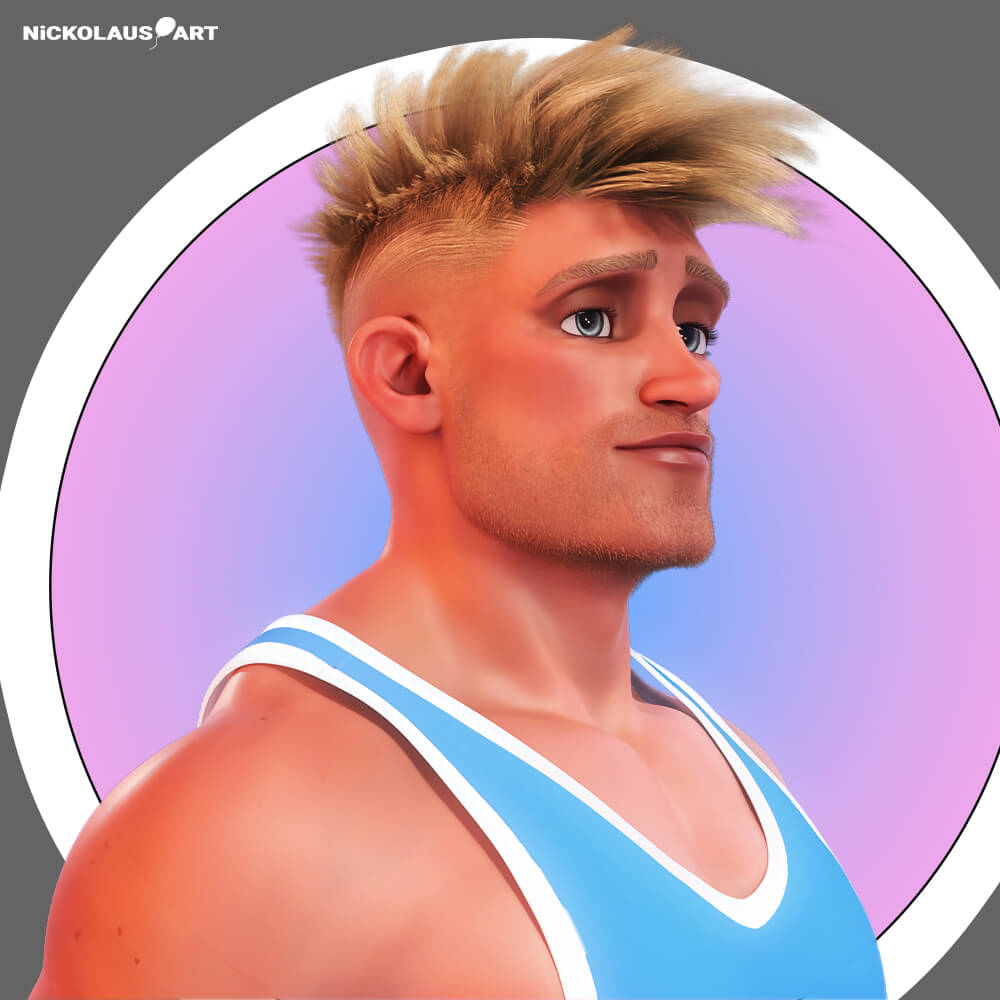 Toon George for Genesis 8 Male - Daz Content by nickolausart