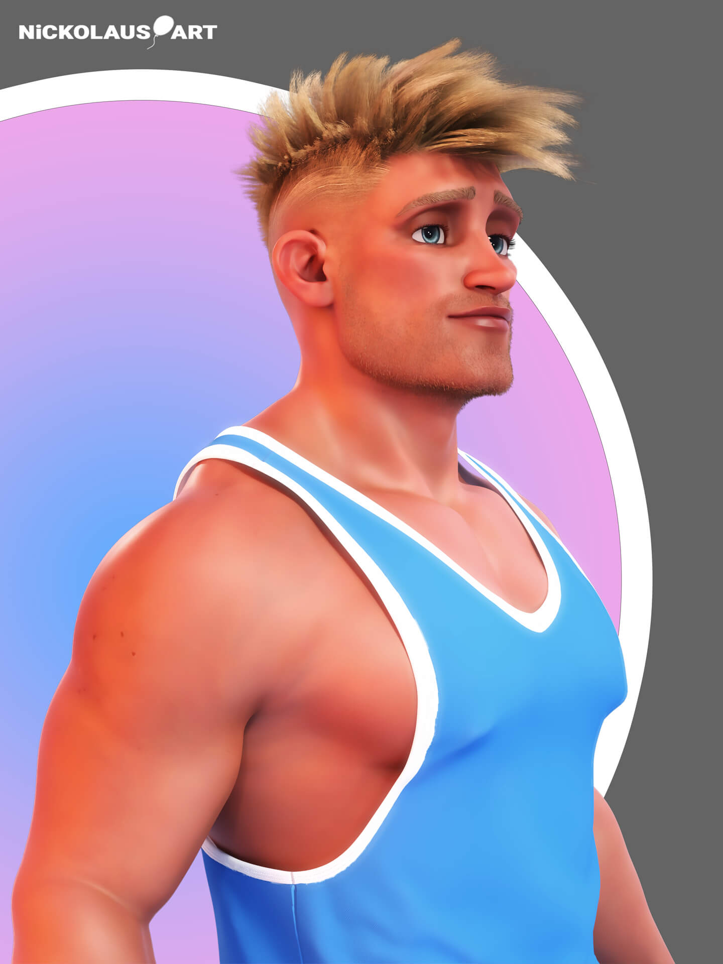 Toon George for Genesis 8 Male - Daz Content by nickolausart