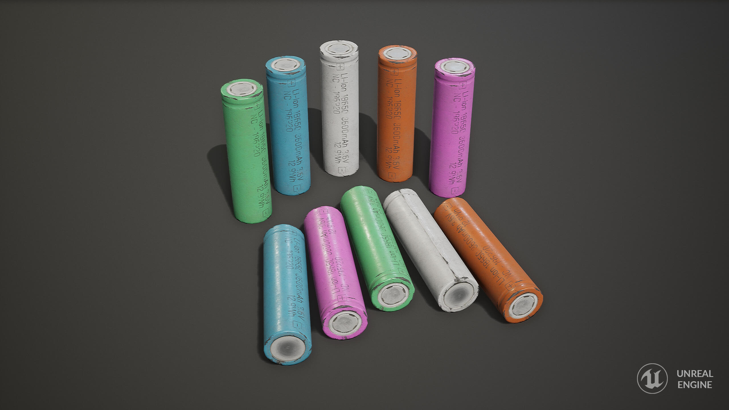 Battery 18650 - 3D Model by NickStarArt