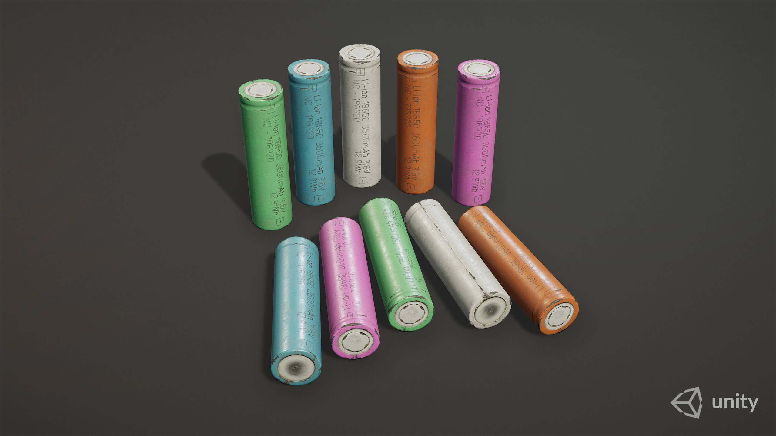 Battery 18650 - 3D Model by NickStarArt