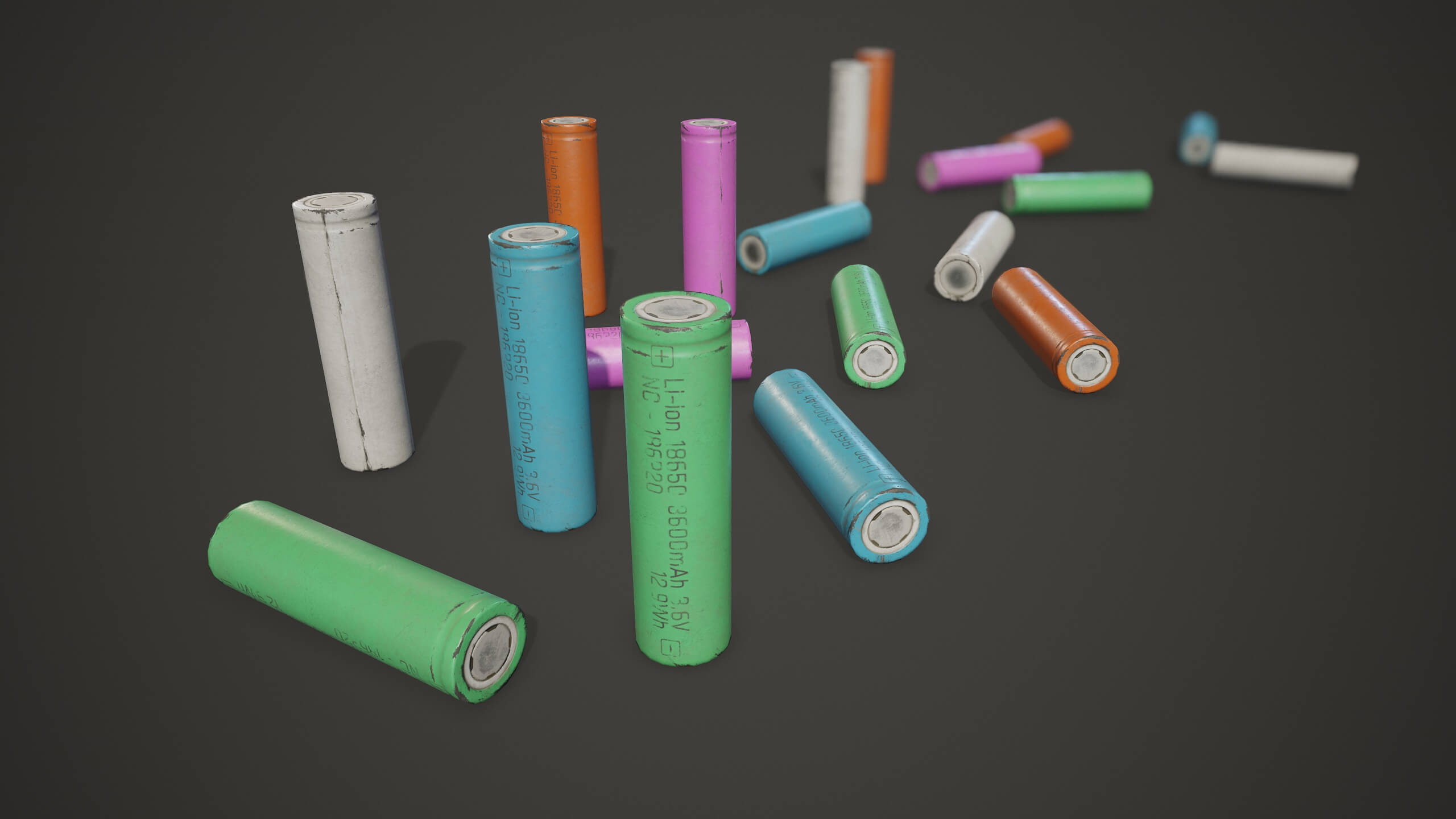 Battery 18650 - 3D Model by NickStarArt