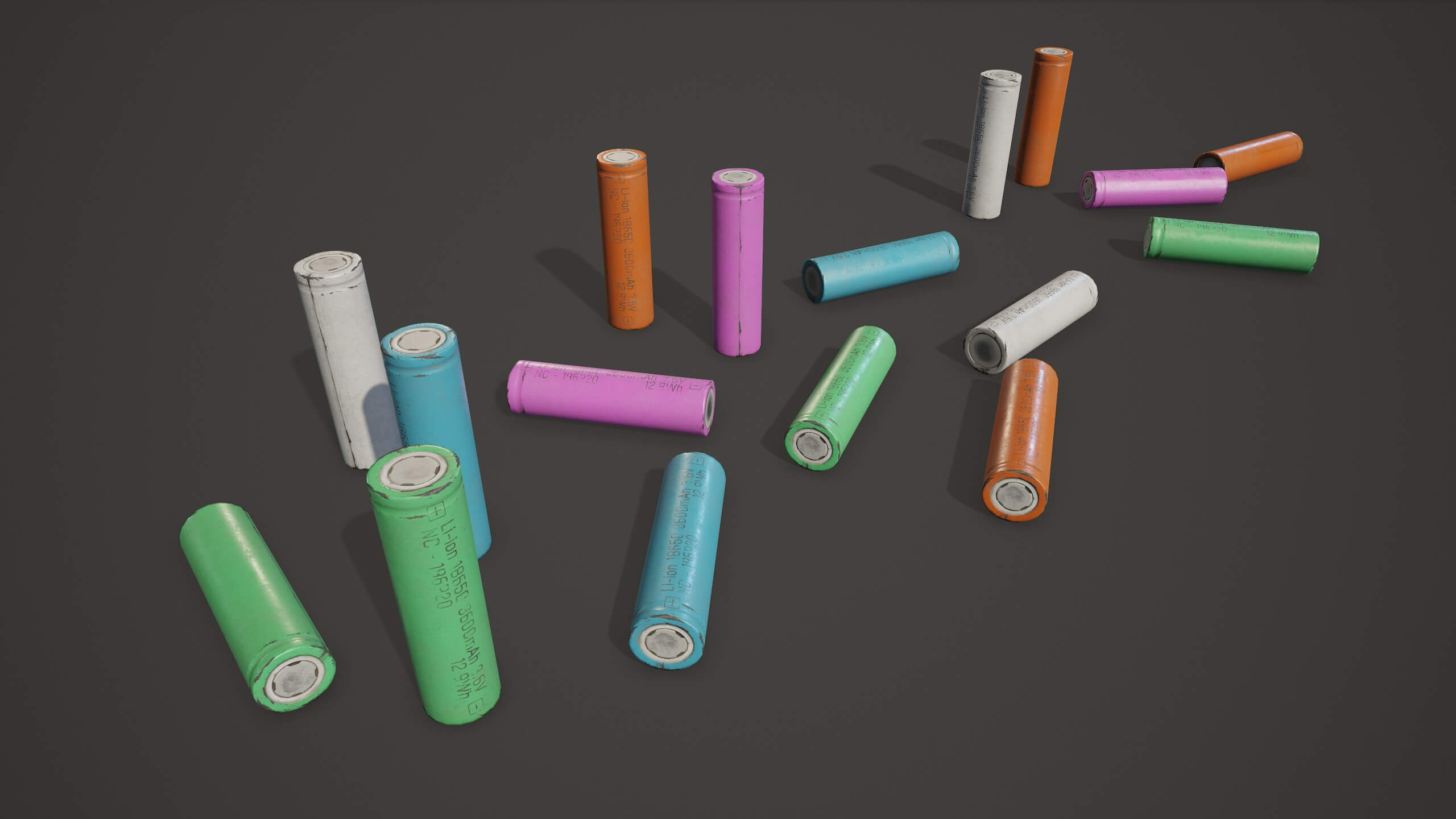 Battery 18650 - 3D Model by NickStarArt