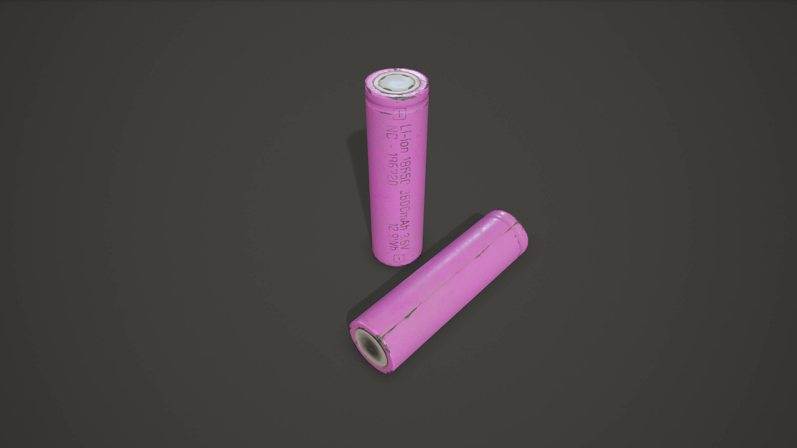 Battery 18650 - 3D Model by NickStarArt