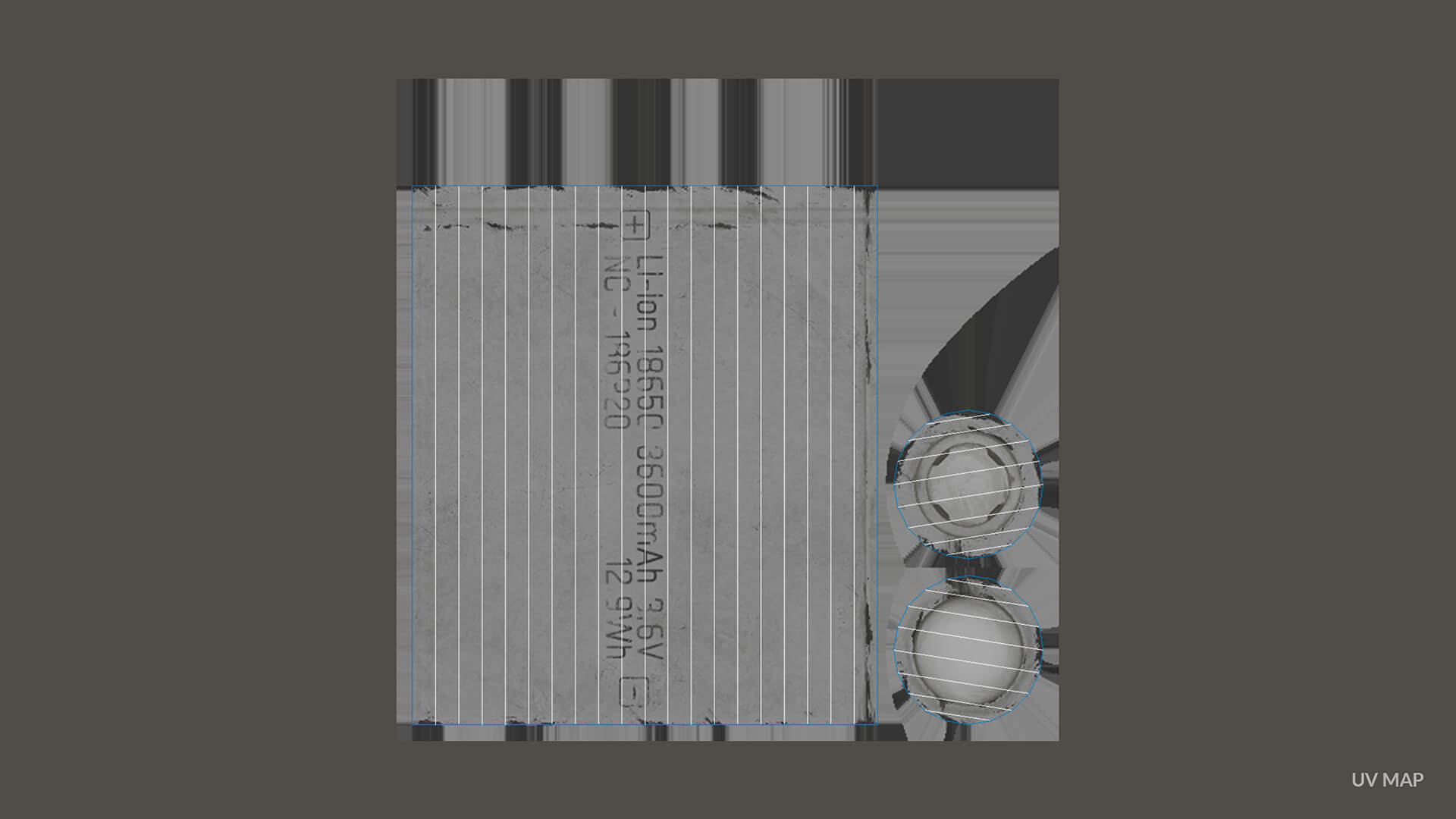 Battery 18650 - 3D Model by NickStarArt