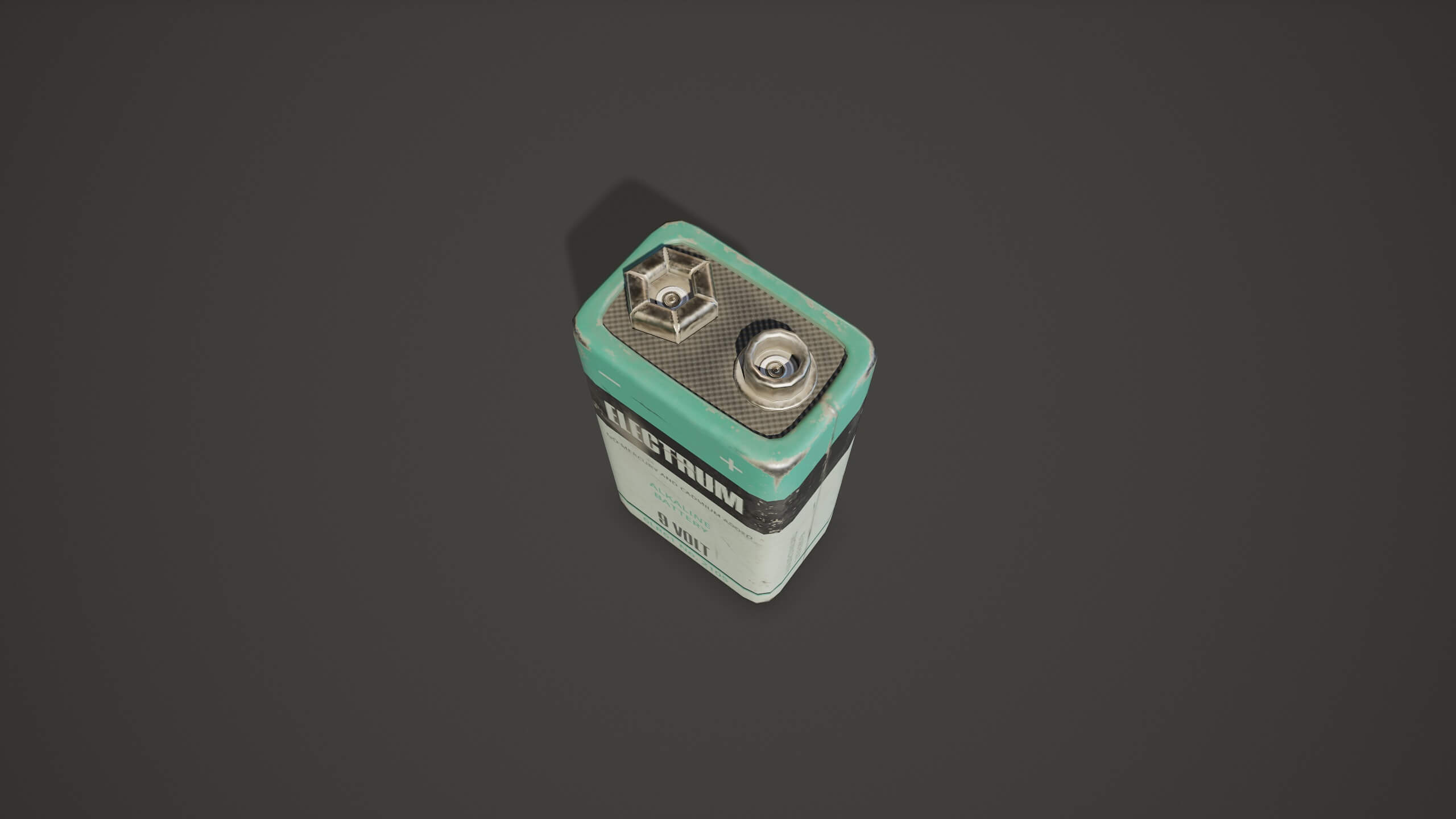 Battery PP3 9V - 3D Model by NickStarArt