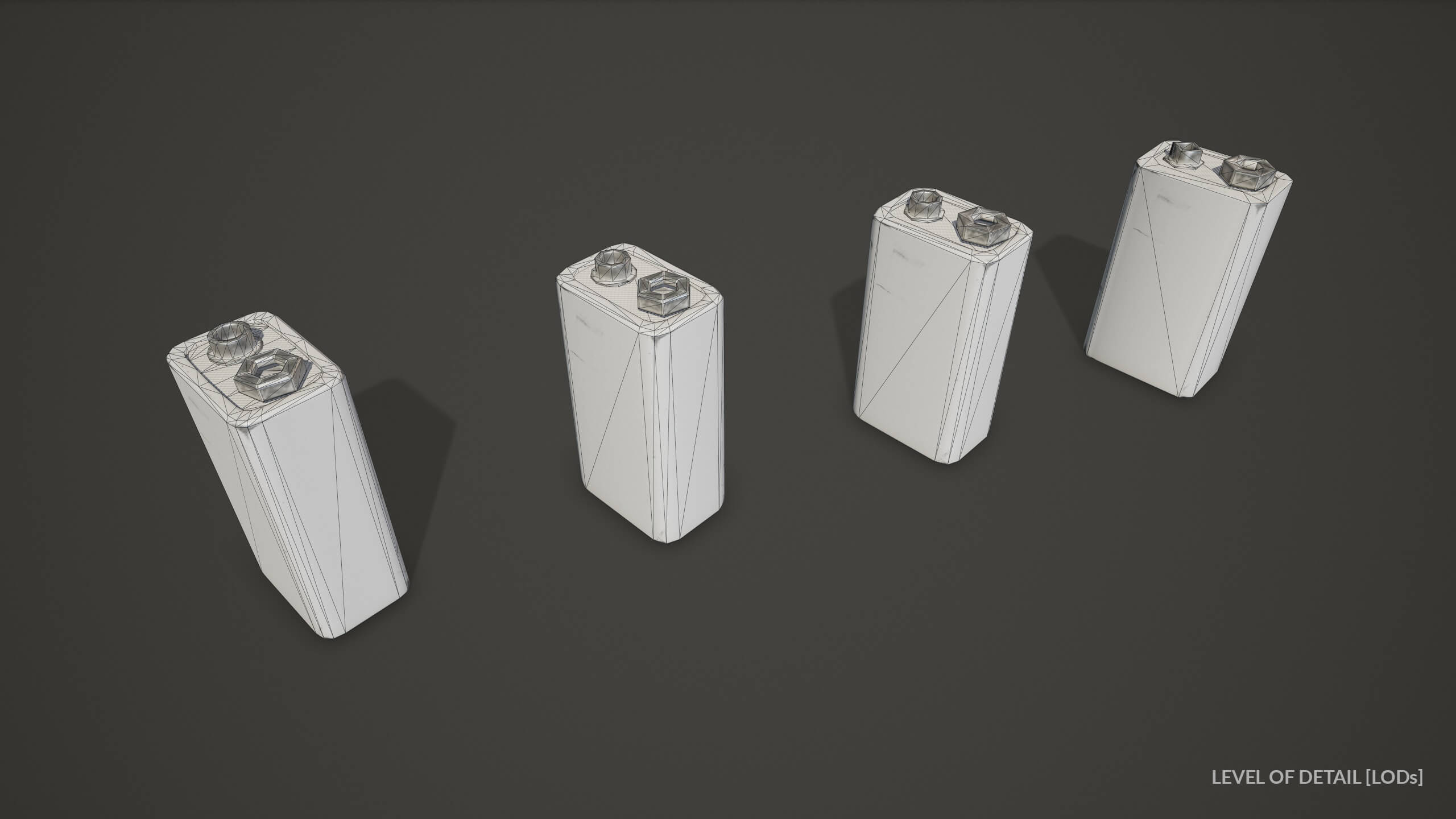 Battery PP3 9V - 3D Model by NickStarArt