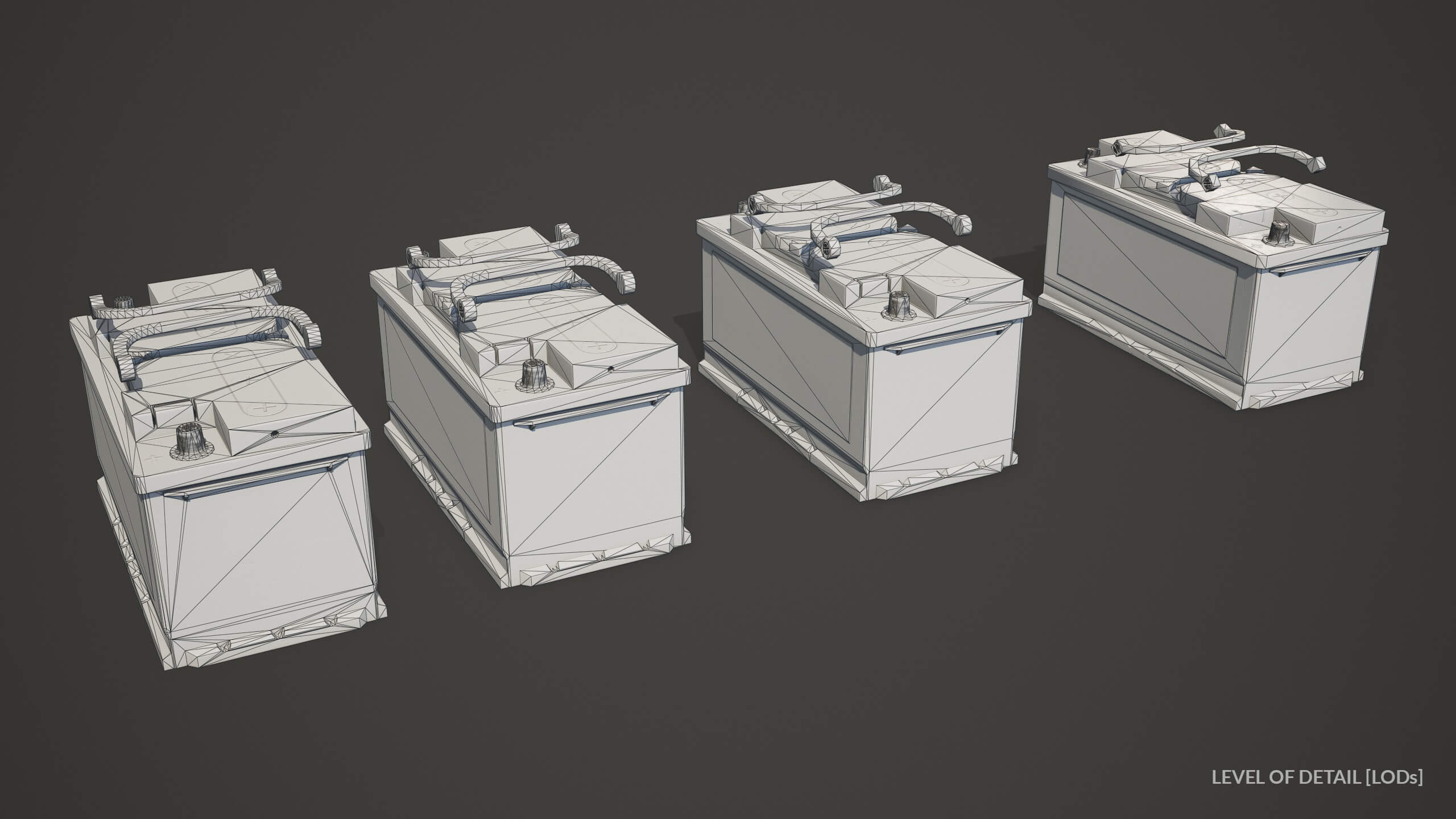 Car Battery 100 6Ct 12 Volt - 3D Model by NickStarArt