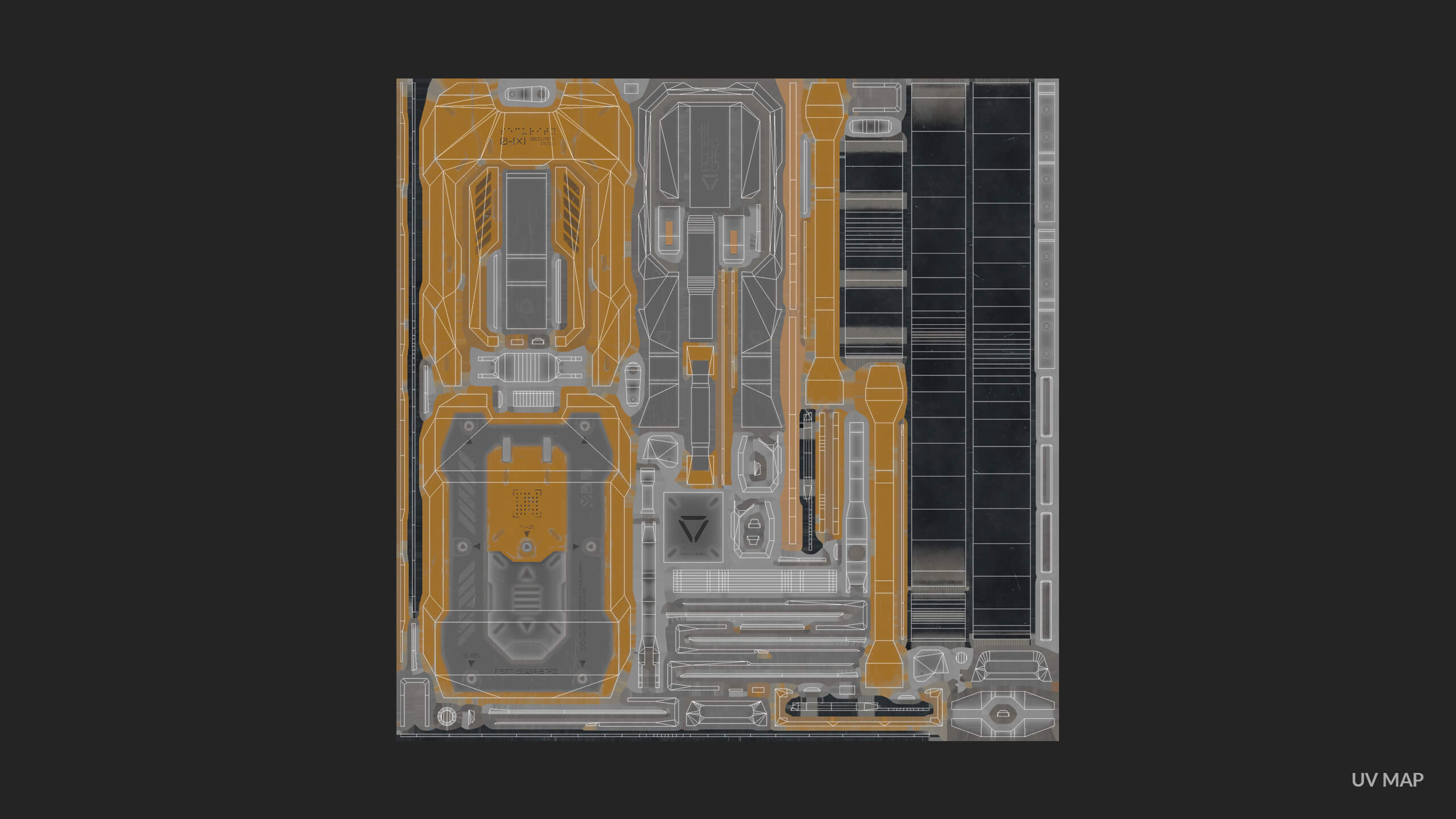 Sci-Fi Keycard 5 Color Options 3D Model by NickStarArt
