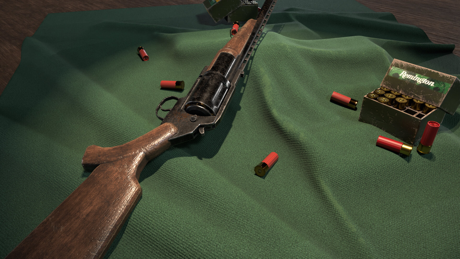 Shotgun MC-255 3D Model by Nico_Ni