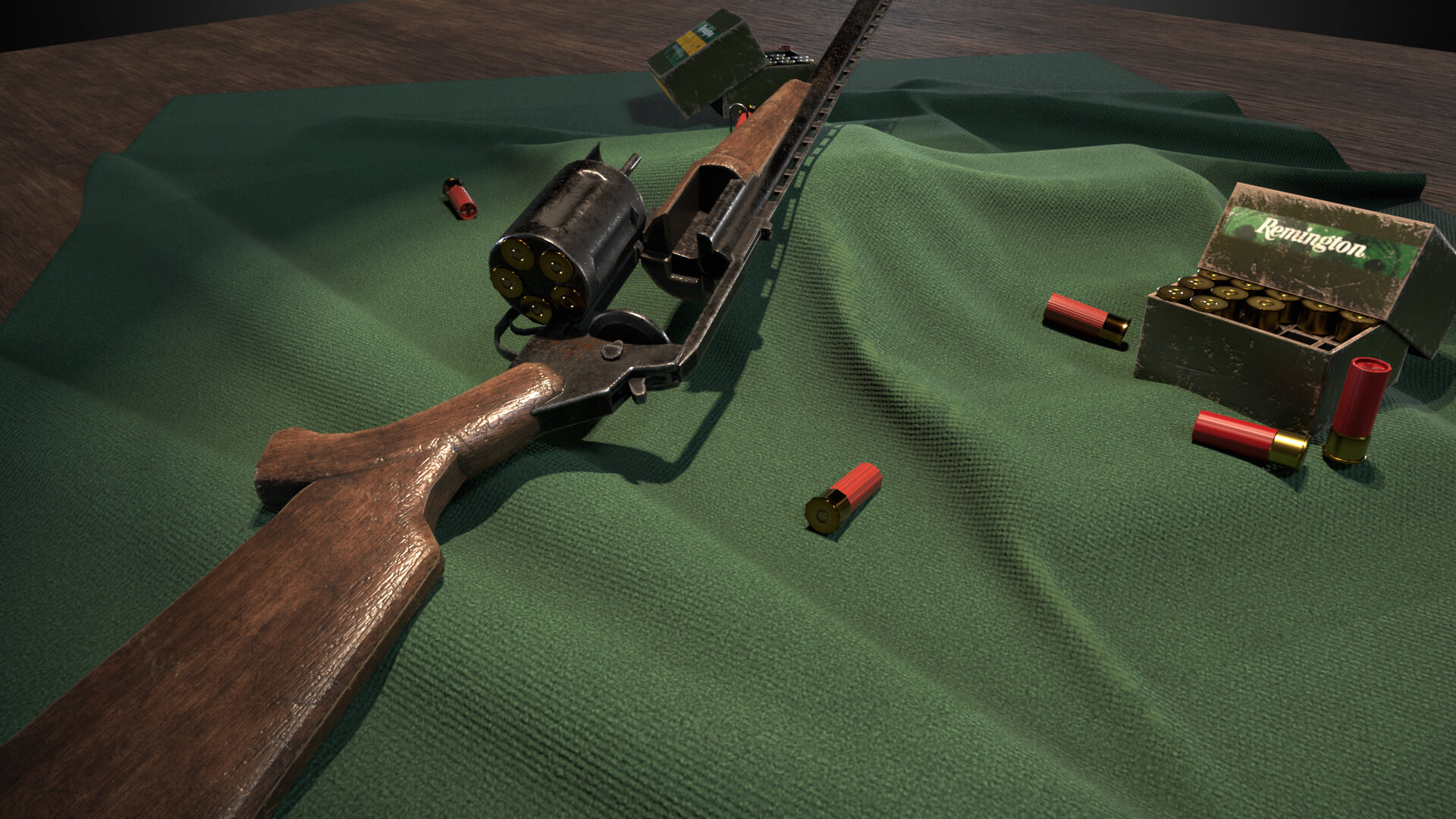 Shotgun MC-255 3D Model by Nico_Ni