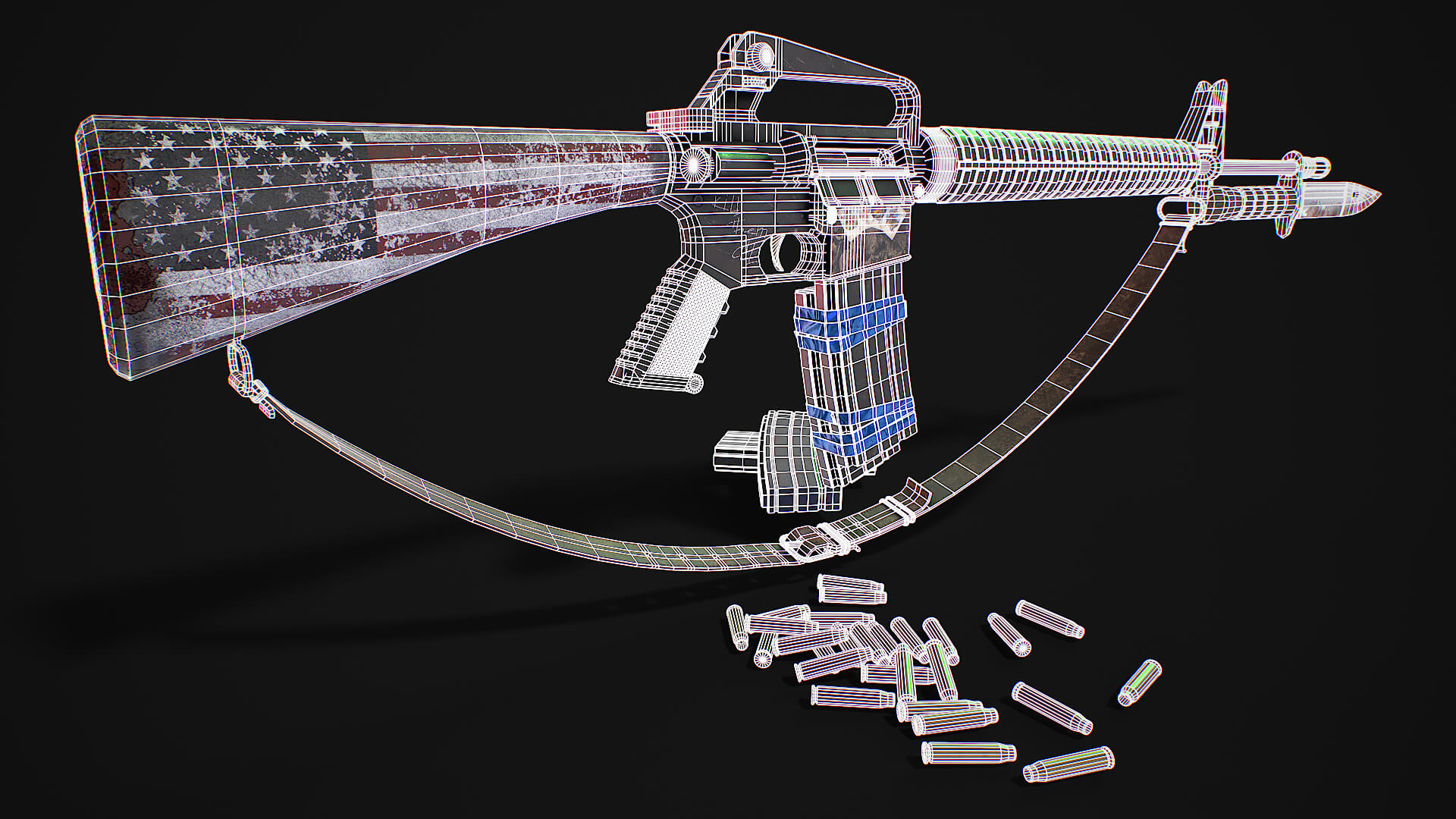 Assault Rifle 3D Model by Nicu_Tepes