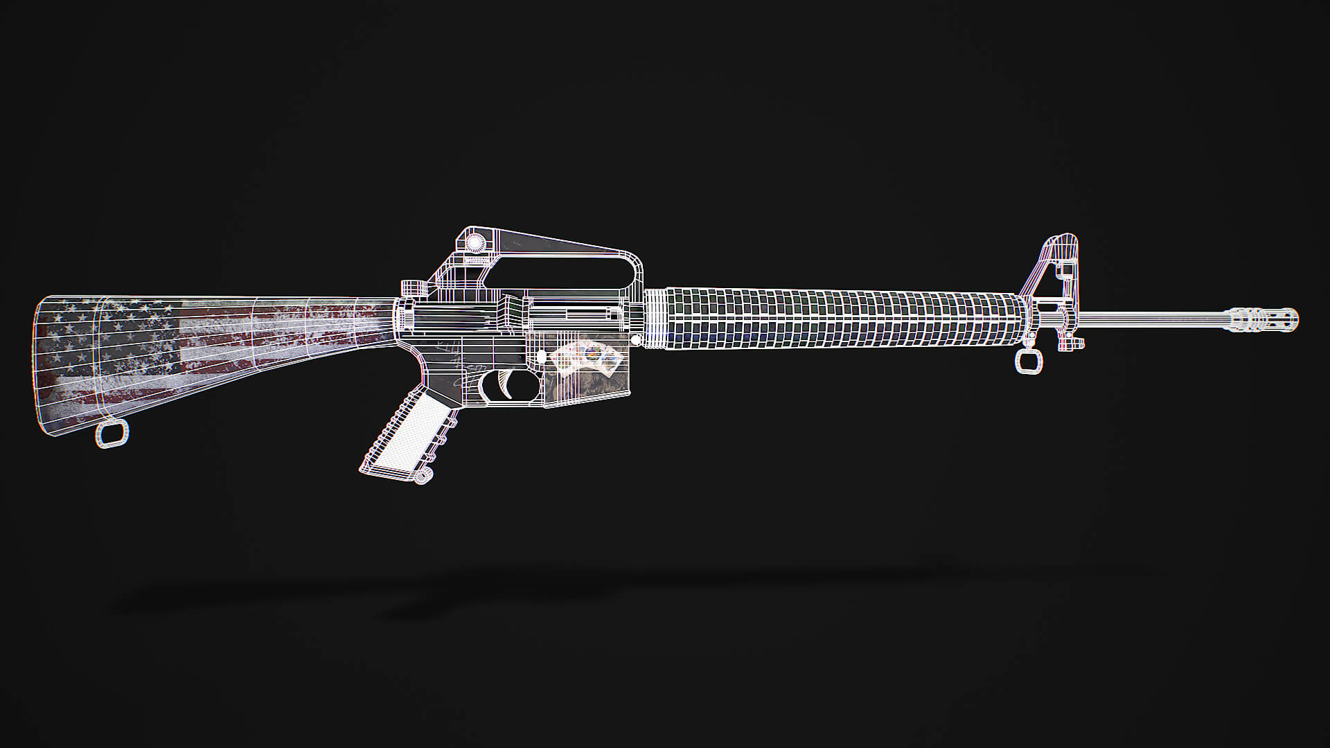 Assault Rifle 3D Model by Nicu_Tepes