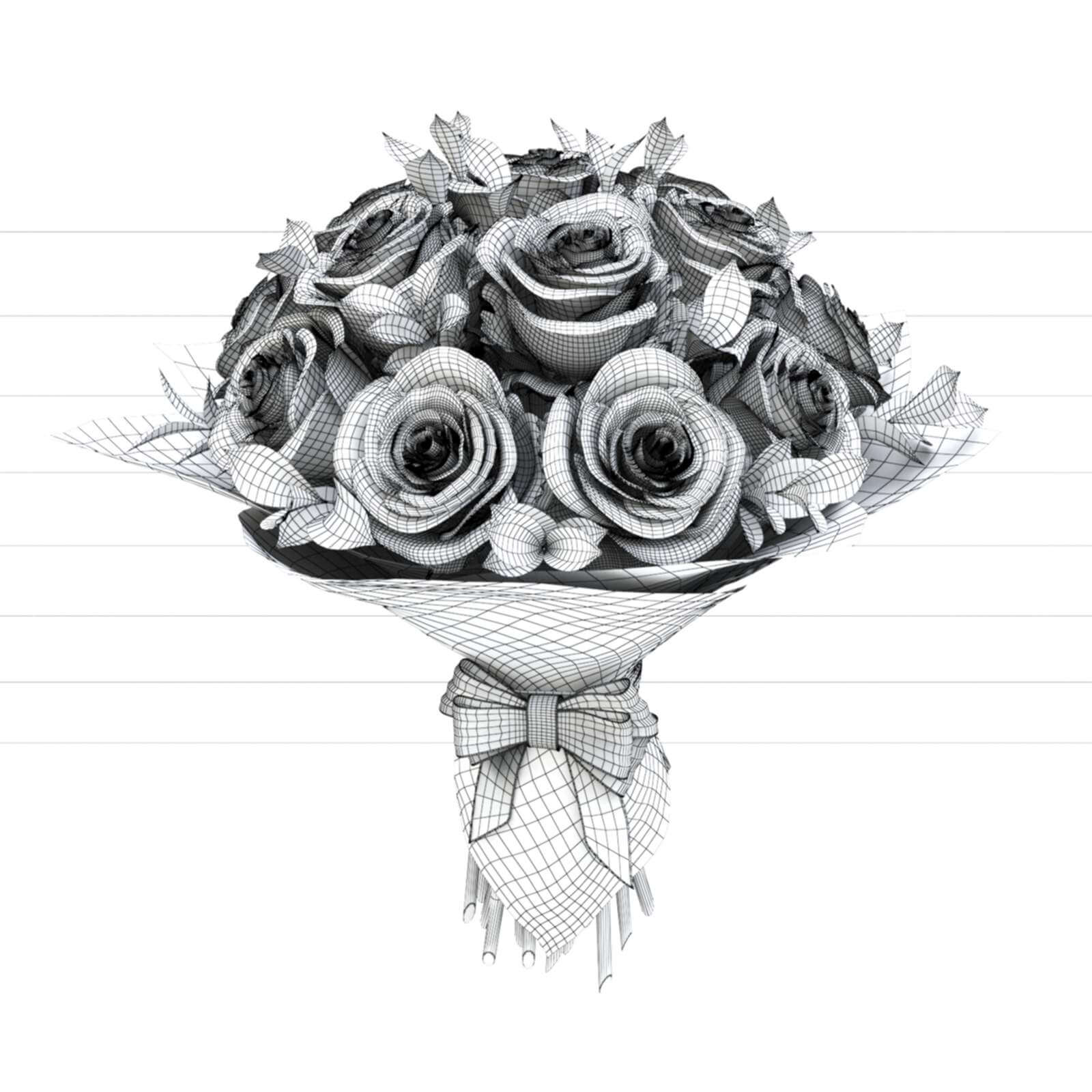 Bouquet - 3D Model by Nicu_Tepes