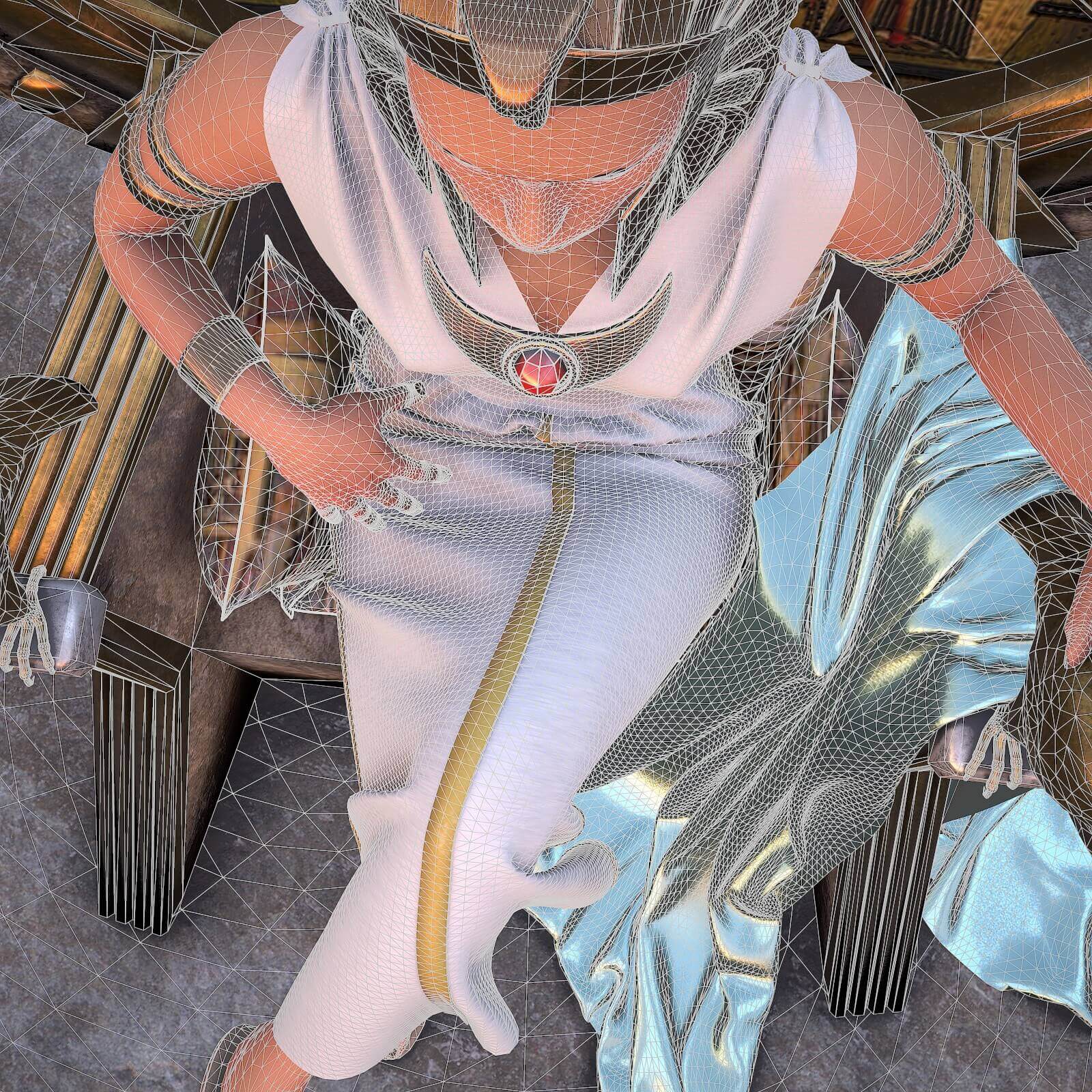 Cleopatra - 3D Model by Nicu_Tepes