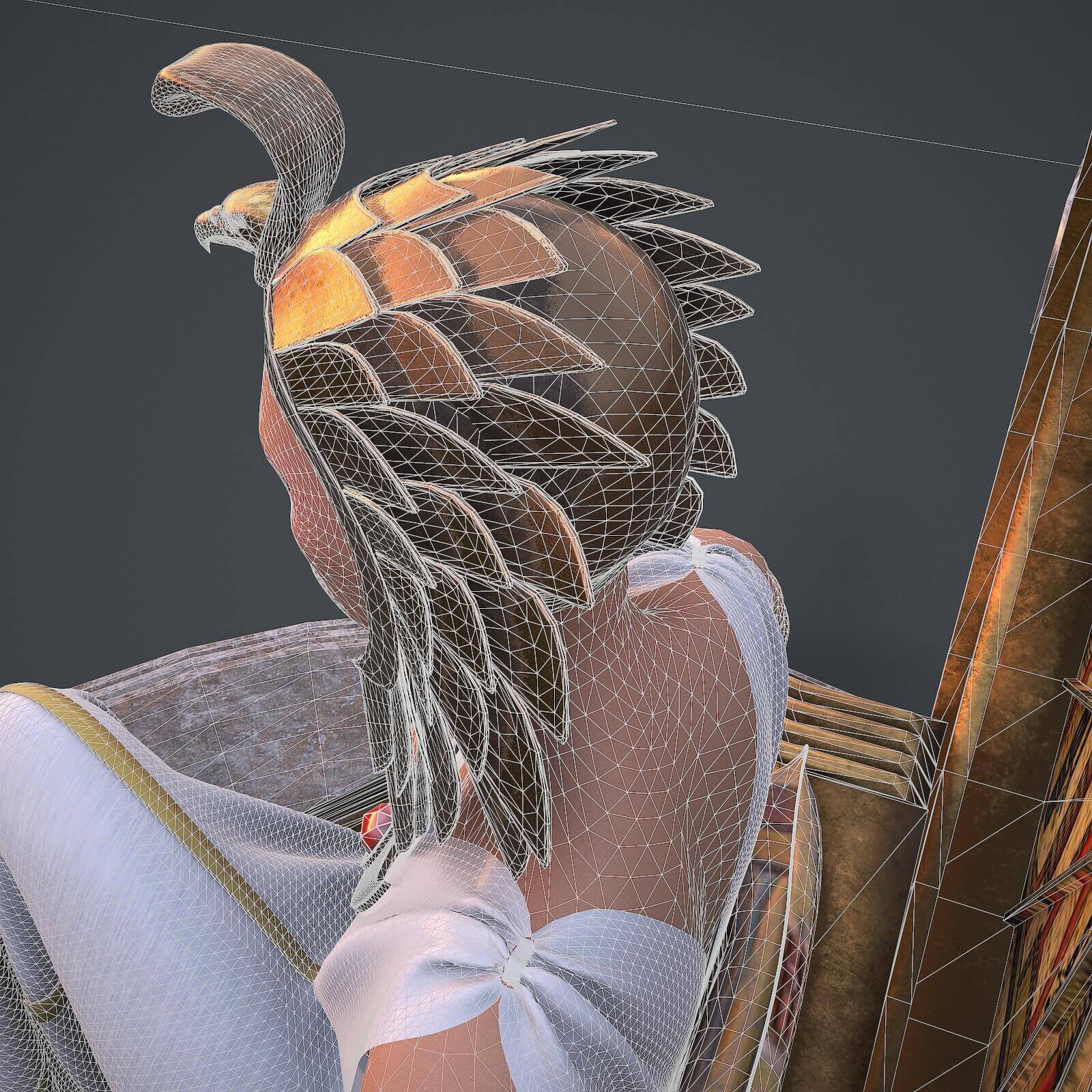 Cleopatra - 3D Model by Nicu_Tepes