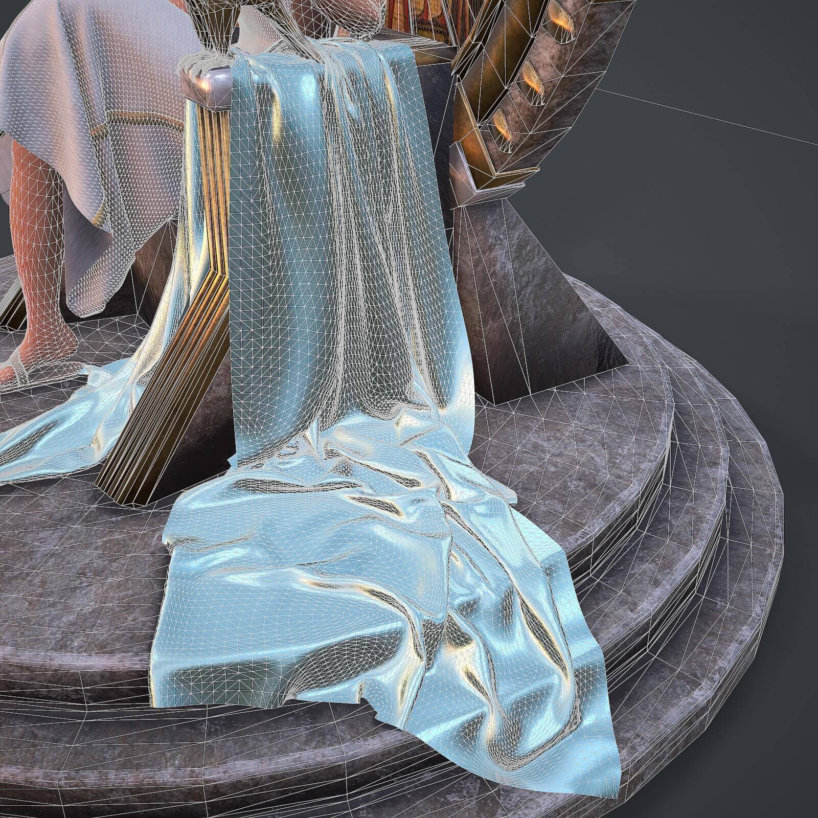 Cleopatra - 3D Model by Nicu_Tepes