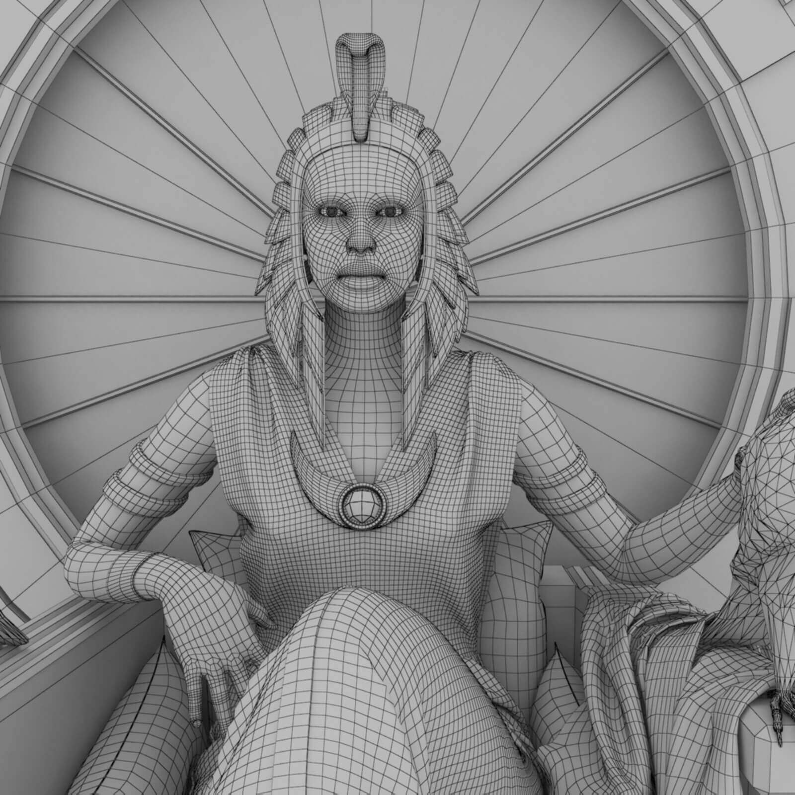 Cleopatra - 3D Model by Nicu_Tepes