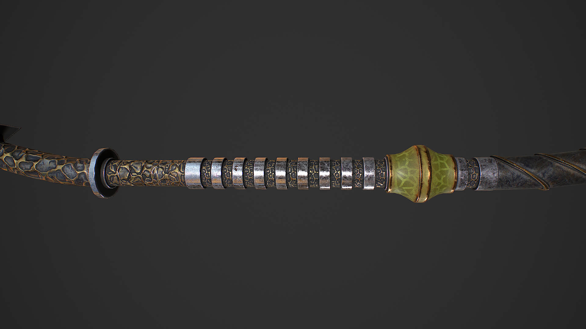 Combat Staff 3 - 3D Model by Nicu_Tepes