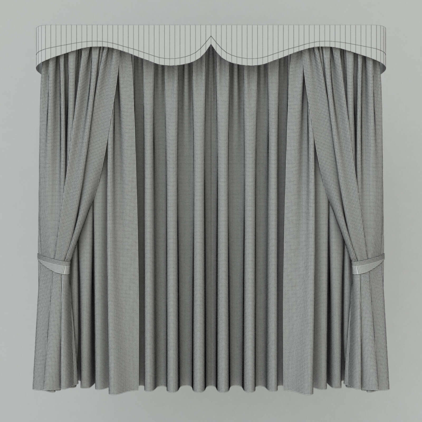 Curtains - 3D Model by Nicu_Tepes