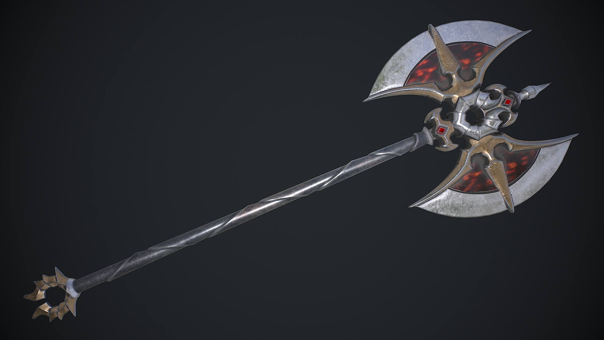 Fantasy Axe Weapon