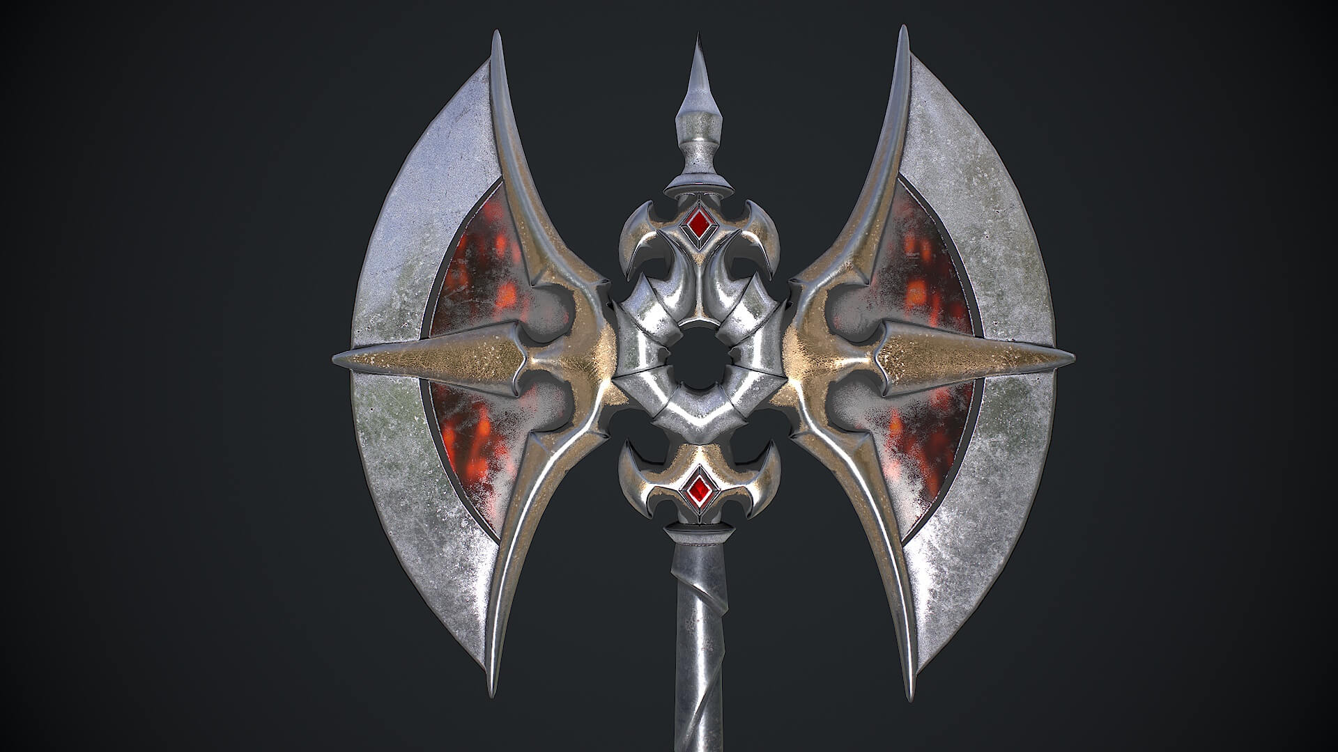 Fantasy Axe Weapon