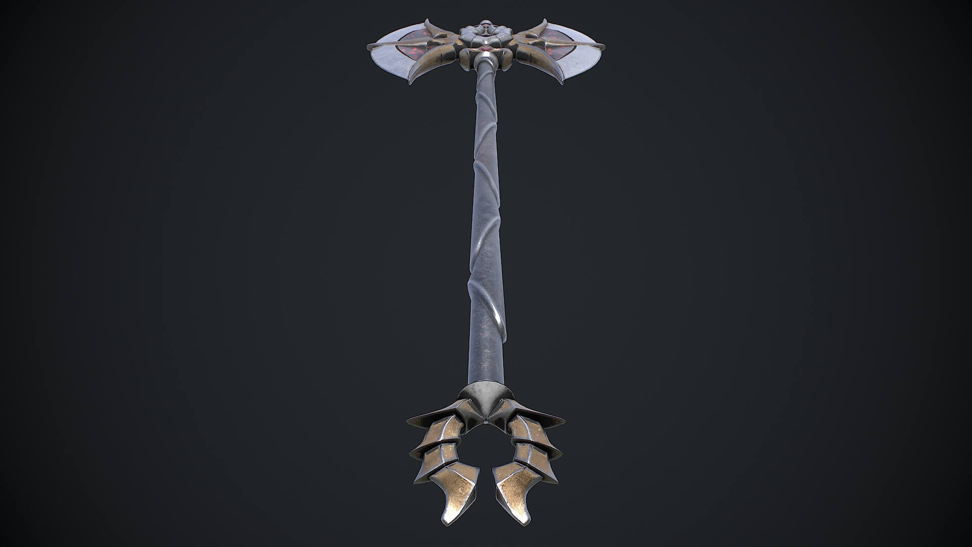 Fantasy Axe 3D Model by Nicu_Tepes