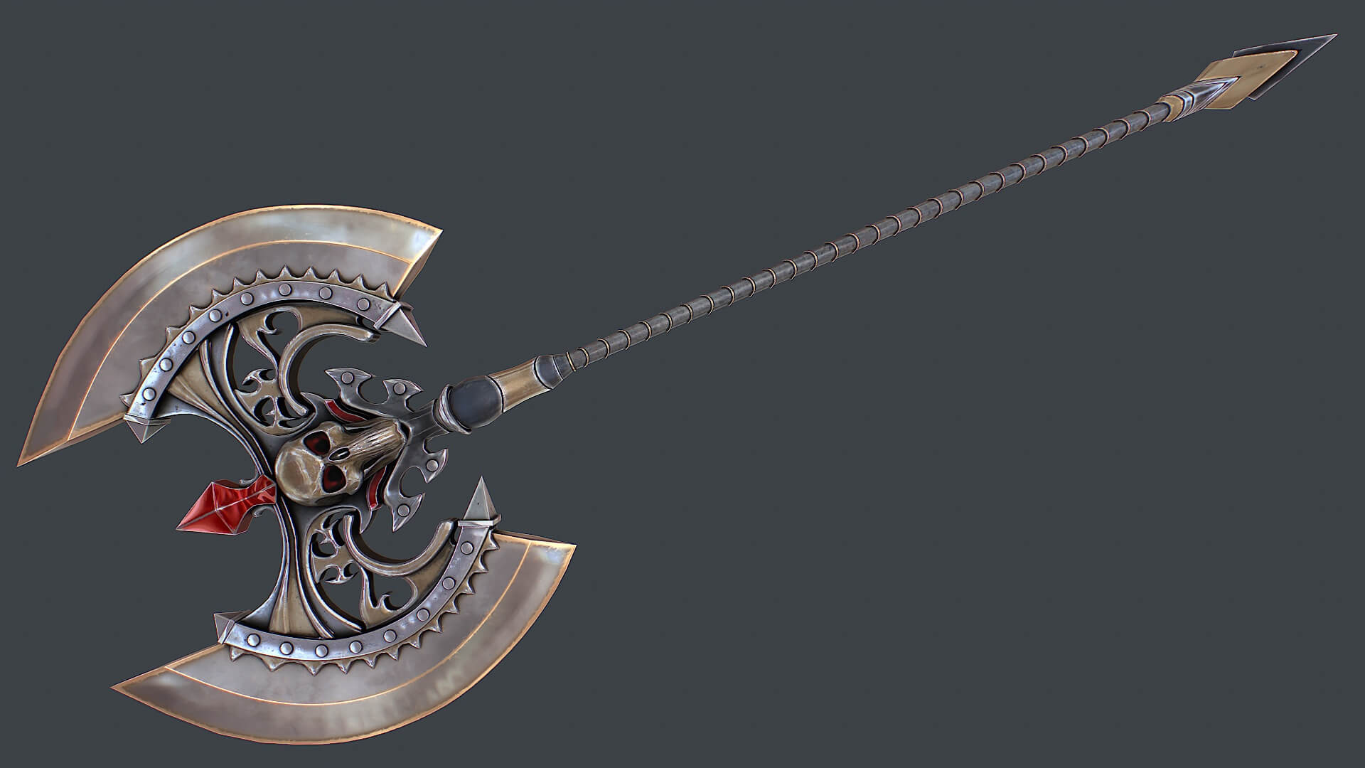 Fantasy Axe 1 - 3D Model by Nicu_Tepes