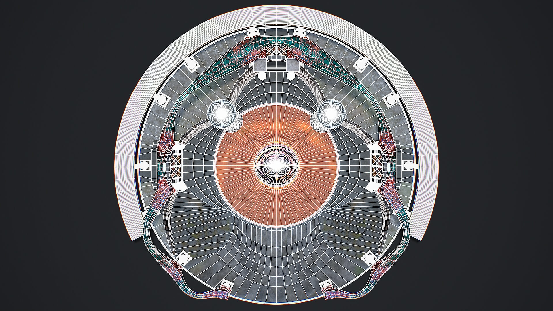 Fantasy Fight Arena - 3D Model by Nicu_Tepes