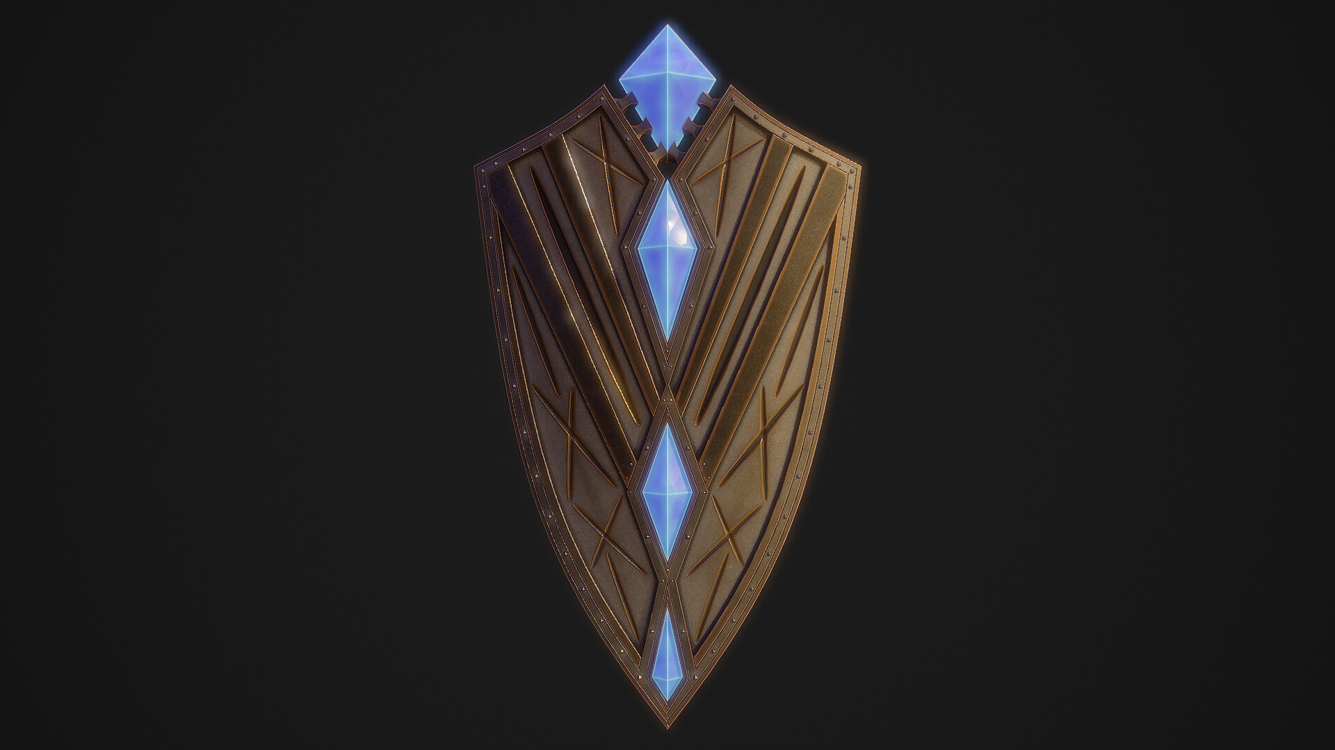 Fantasy Shield 2 - 3D Model by Nicu_Tepes