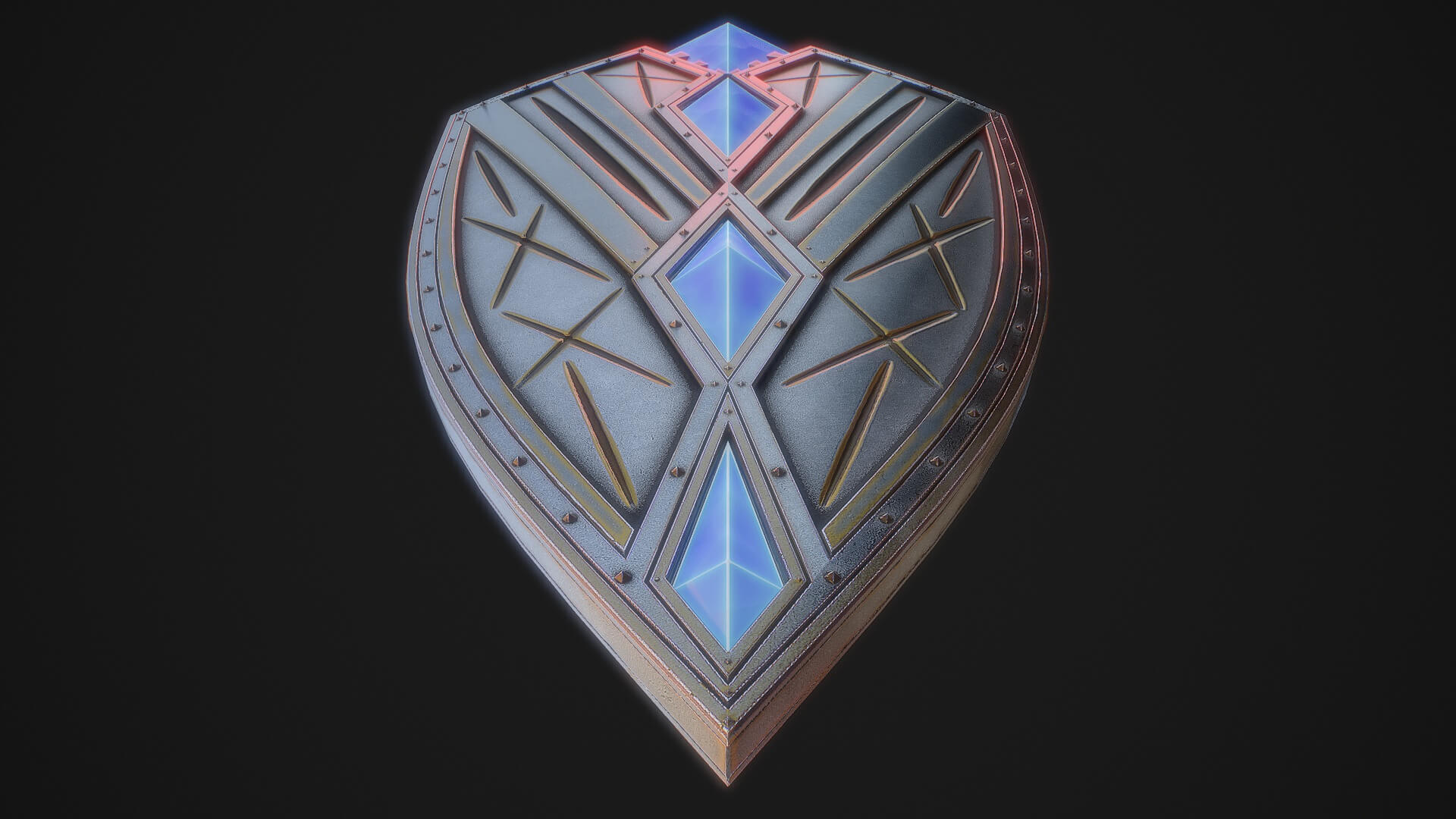 Fantasy Shield 2 - 3D Model by Nicu_Tepes