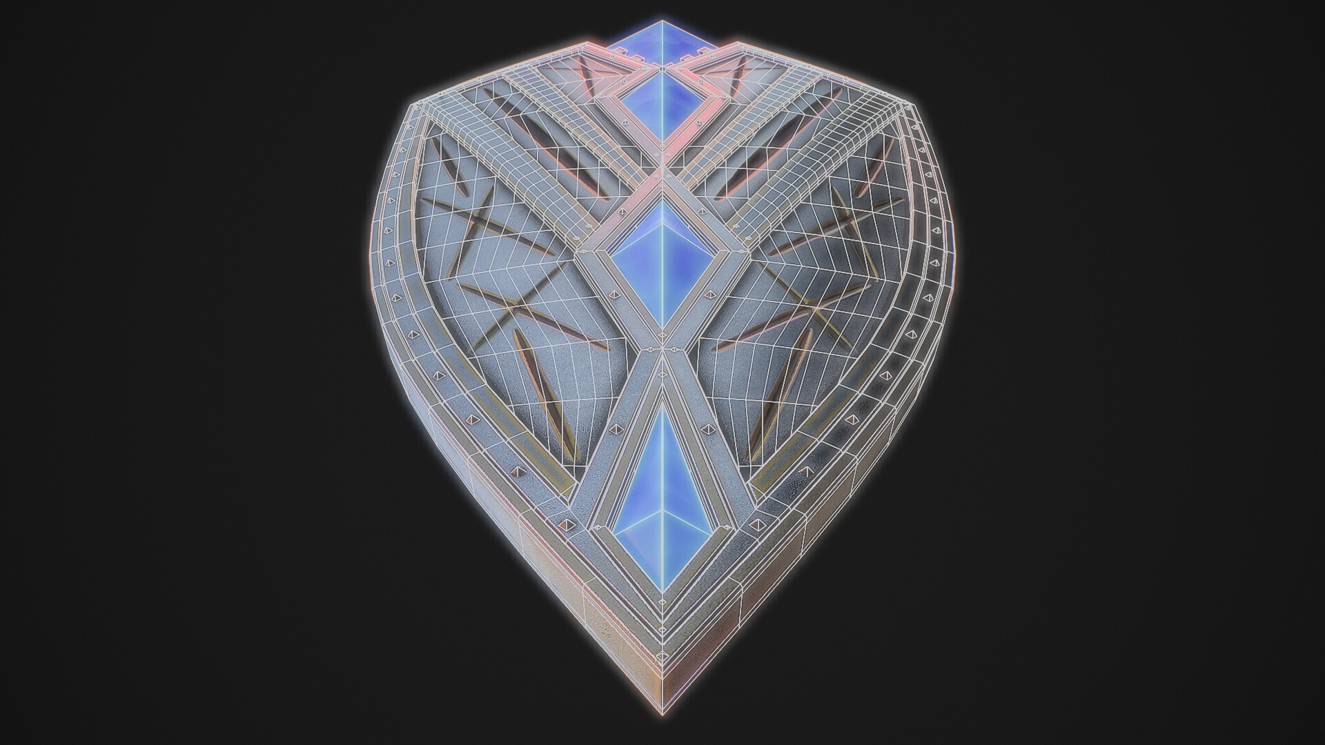 Fantasy Shield 2 - 3D Model by Nicu_Tepes