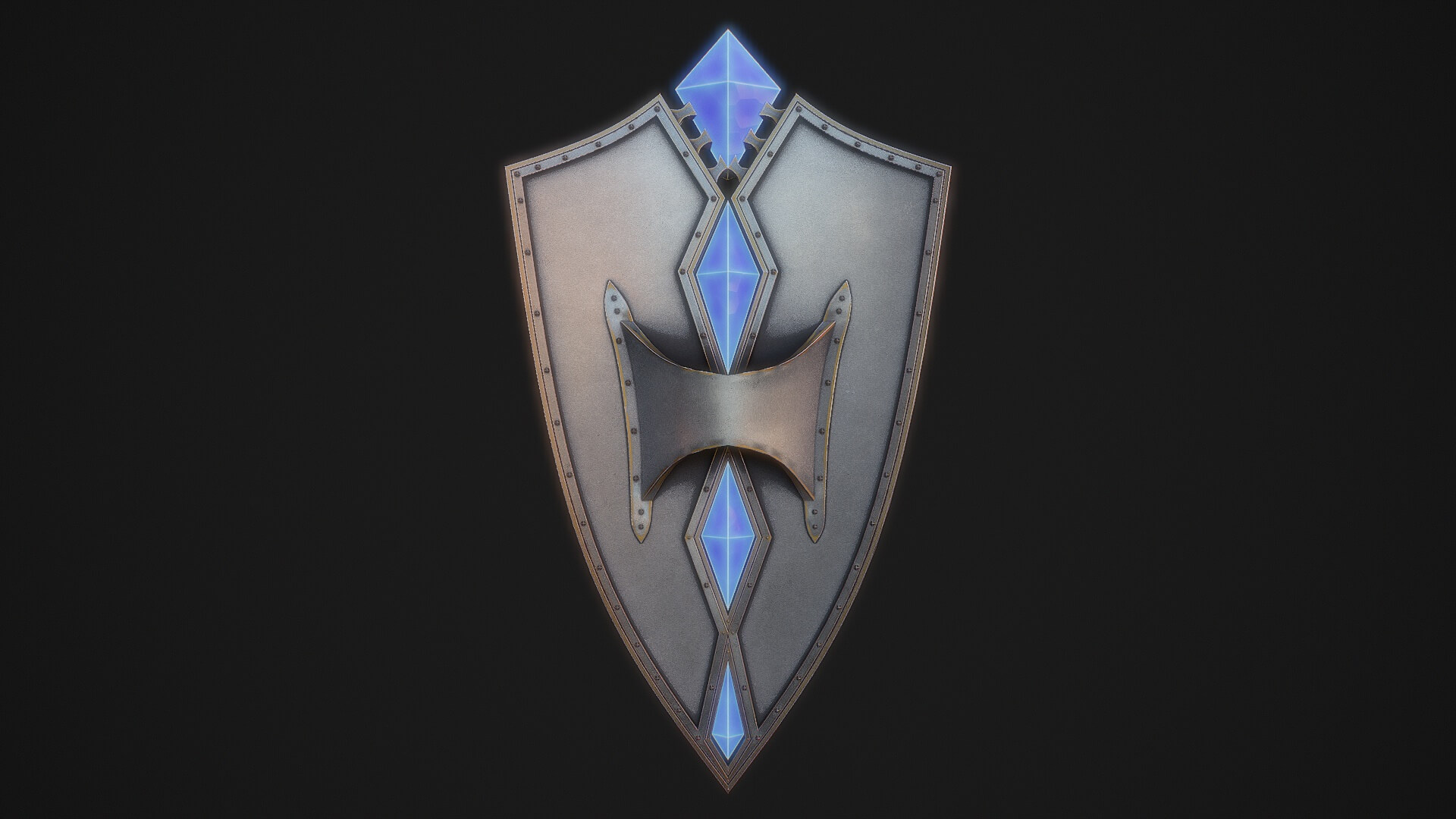 Fantasy Shield 2 - 3D Model by Nicu_Tepes