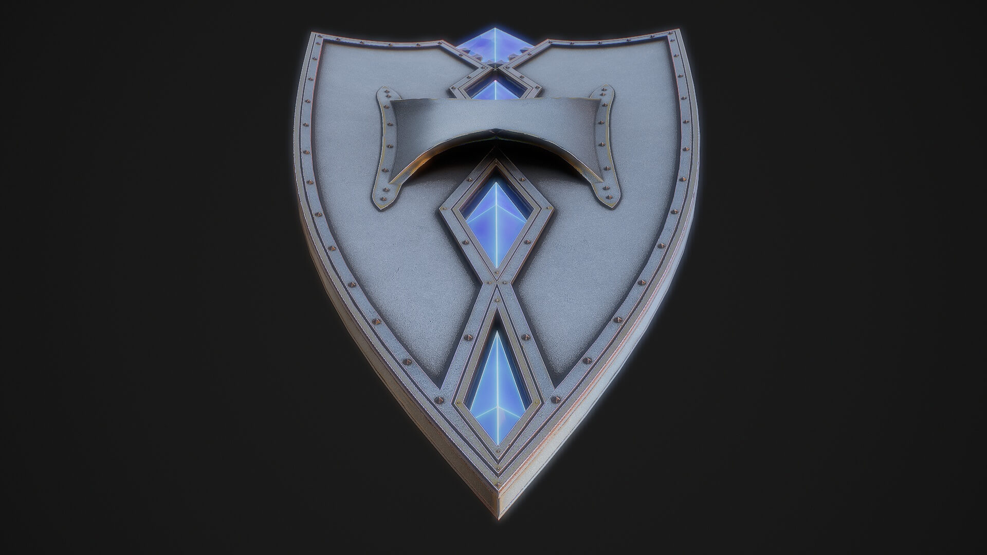 Fantasy Shield 2 - 3D Model by Nicu_Tepes