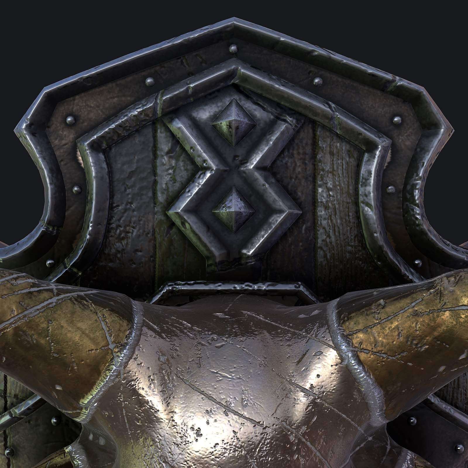Fantasy Shield 3 - 3D Model by Nicu_Tepes