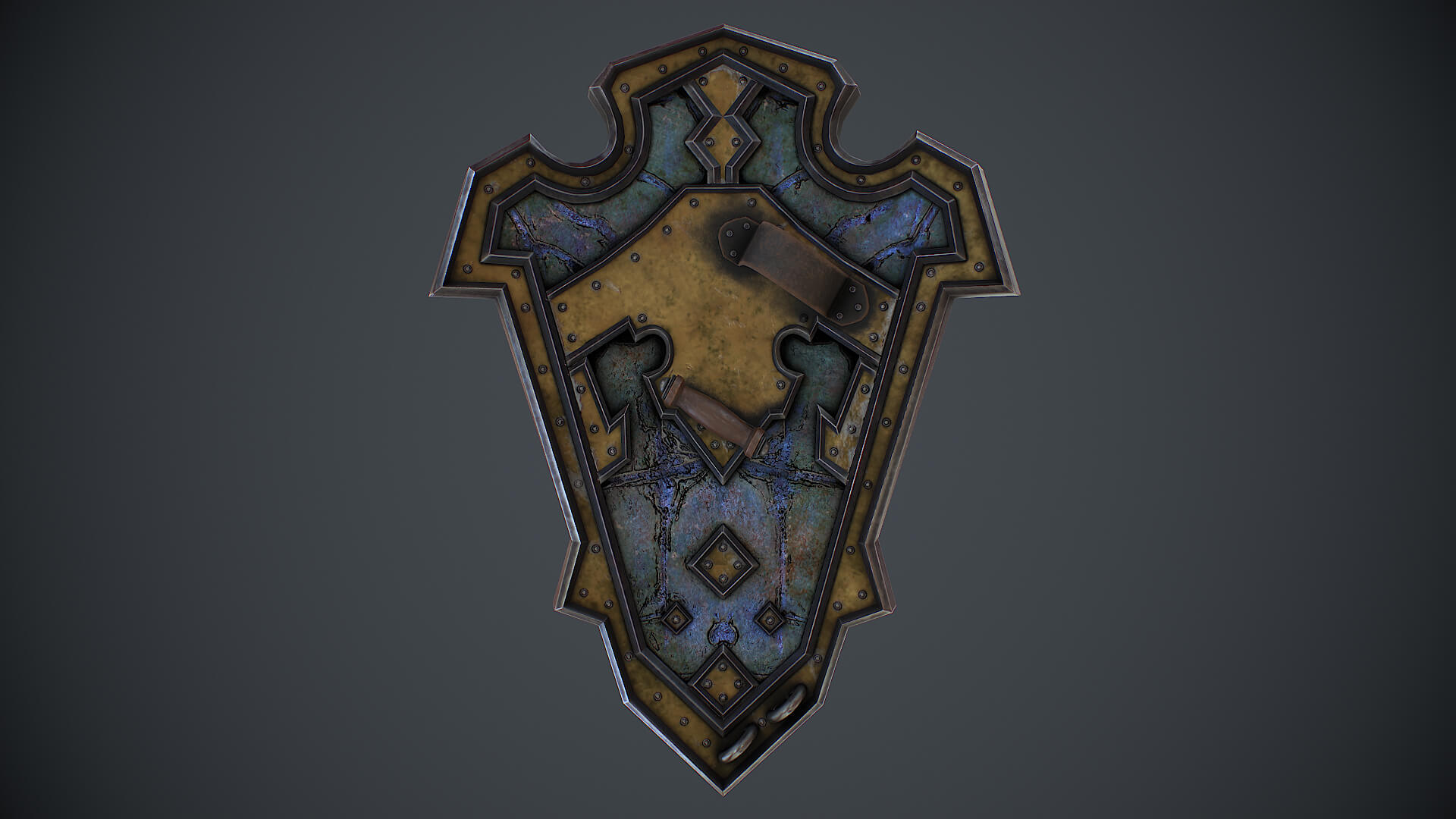 Fantasy Shield 3 - 3D Model by Nicu_Tepes