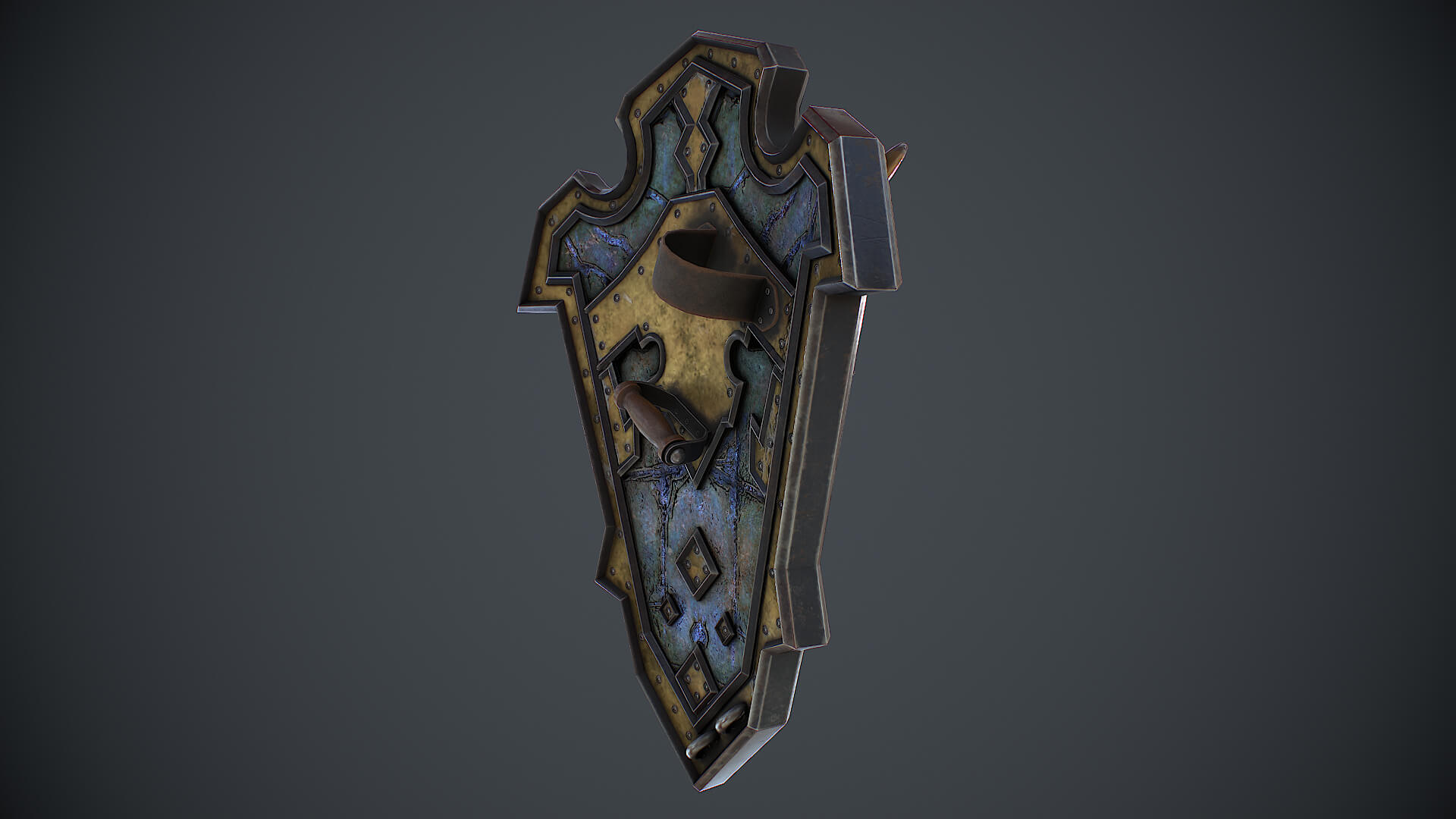 Fantasy Shield 3 - 3D Model by Nicu_Tepes