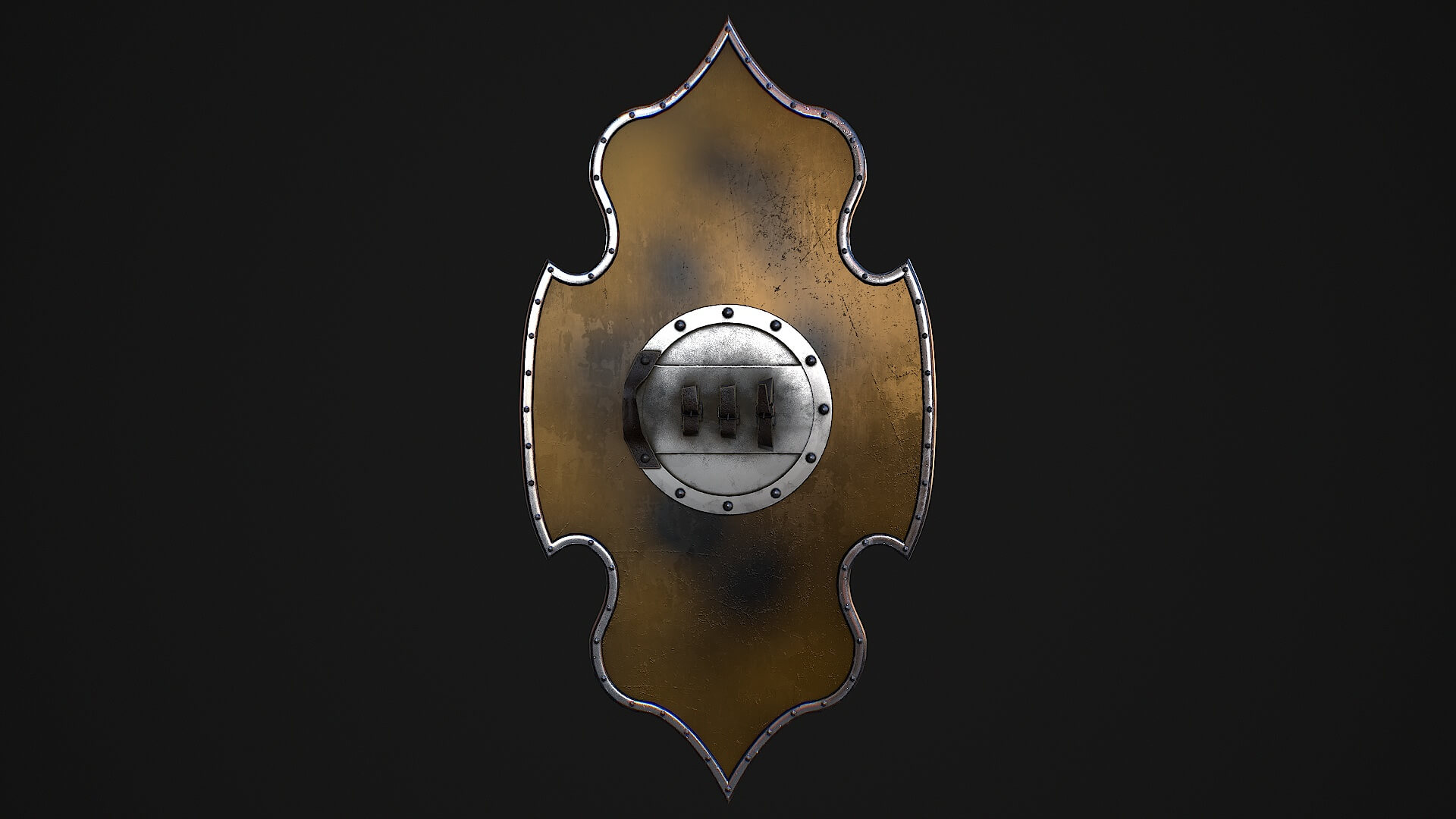Fantasy Shield 4 - 3D Model by Nicu_Tepes
