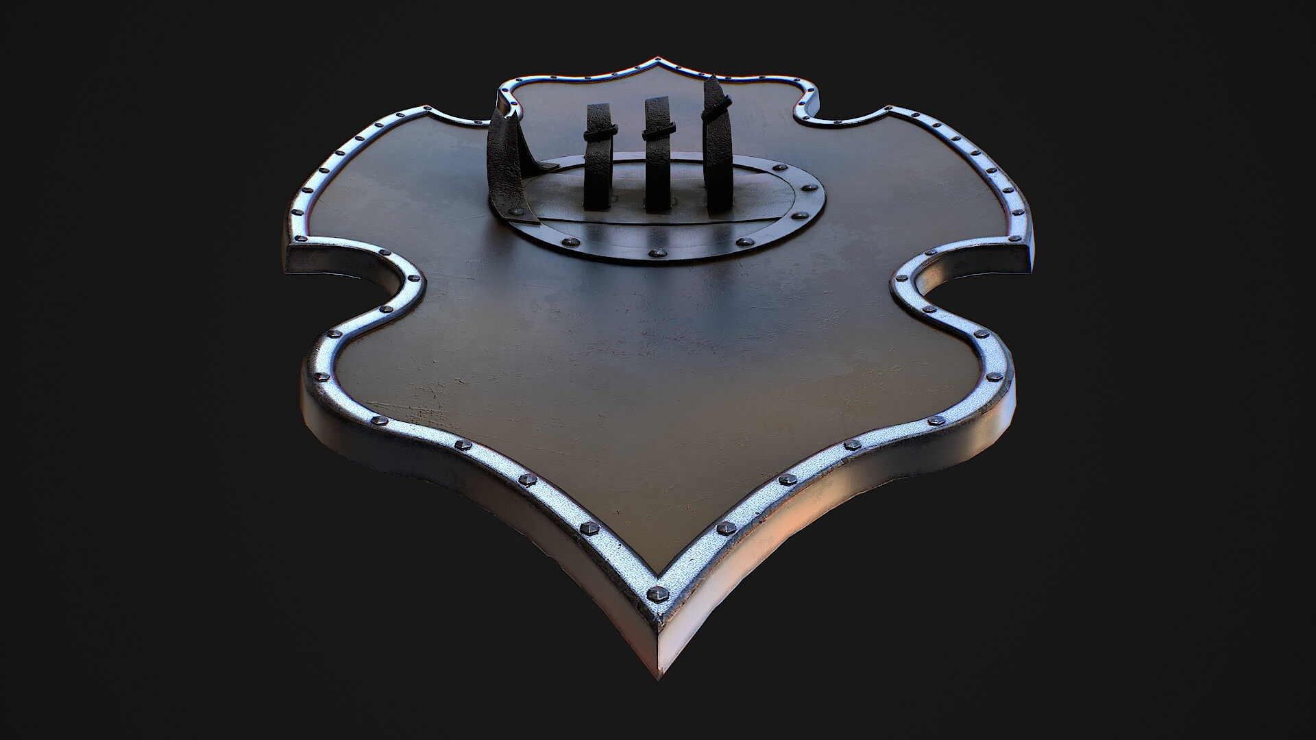Fantasy Shield 4 - 3D Model by Nicu_Tepes