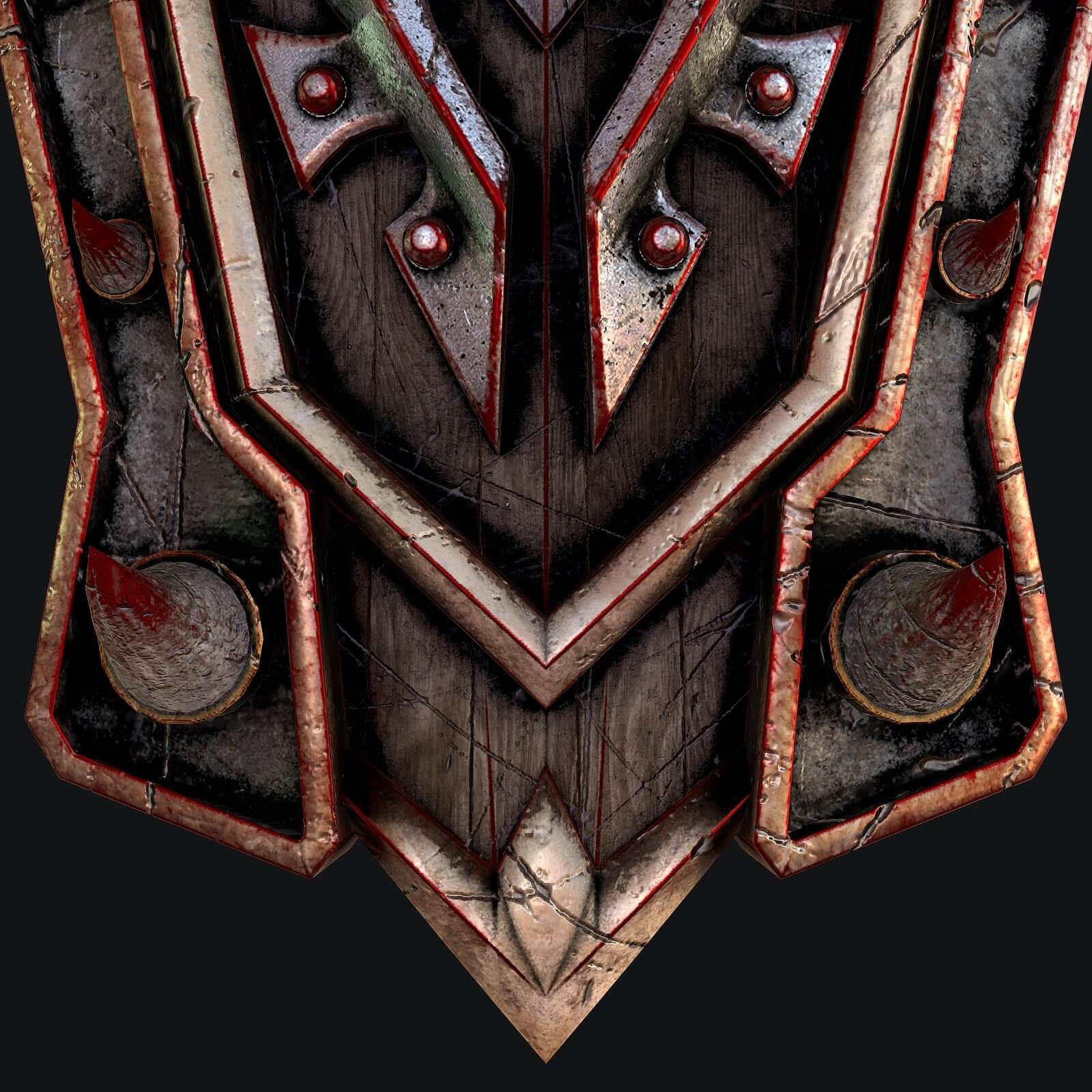 Fantasy Shield 5 - 3D Model by Nicu_Tepes