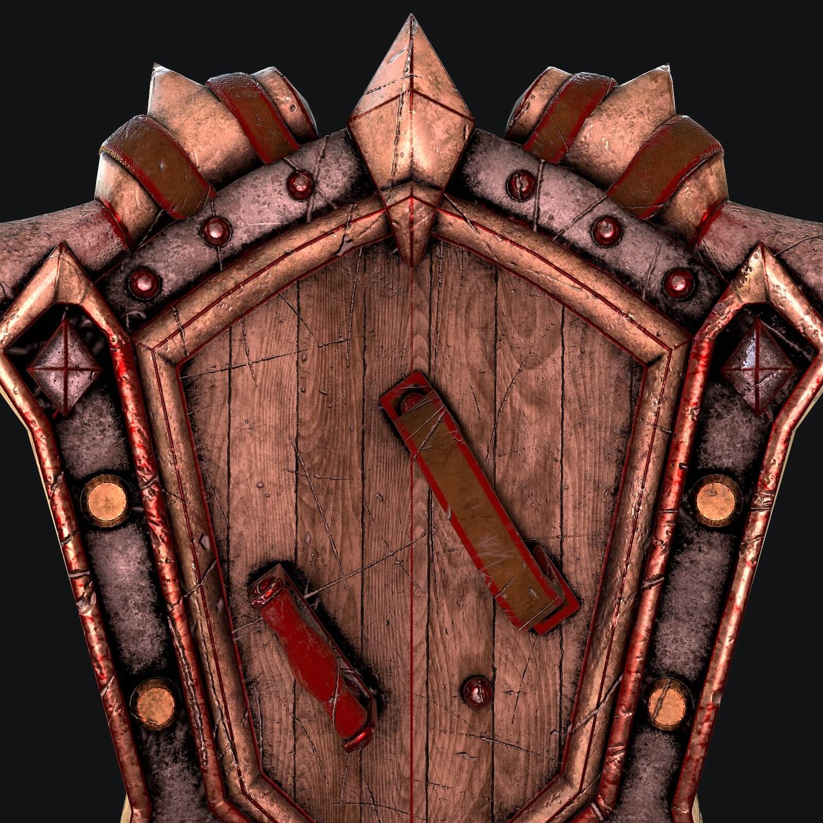 Fantasy Shield 5 - 3D Model by Nicu_Tepes