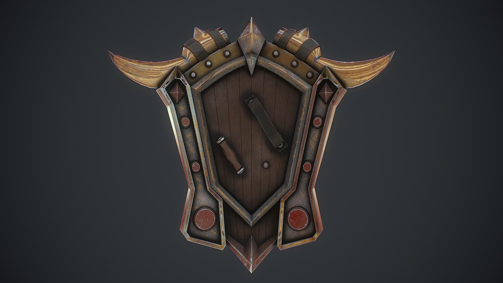 Fantasy Shield 5 - 3D Model by Nicu_Tepes
