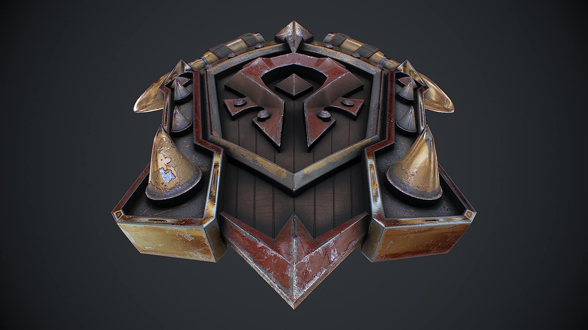 Fantasy Shield 5 - 3D Model by Nicu_Tepes