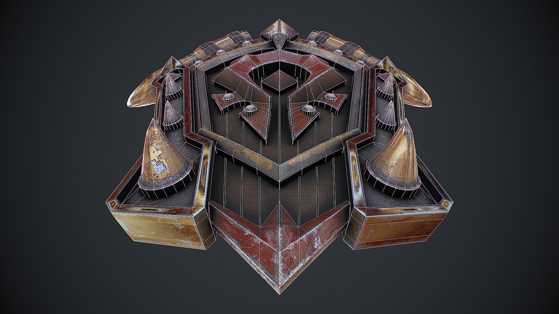 Fantasy Shield 5 - 3D Model by Nicu_Tepes