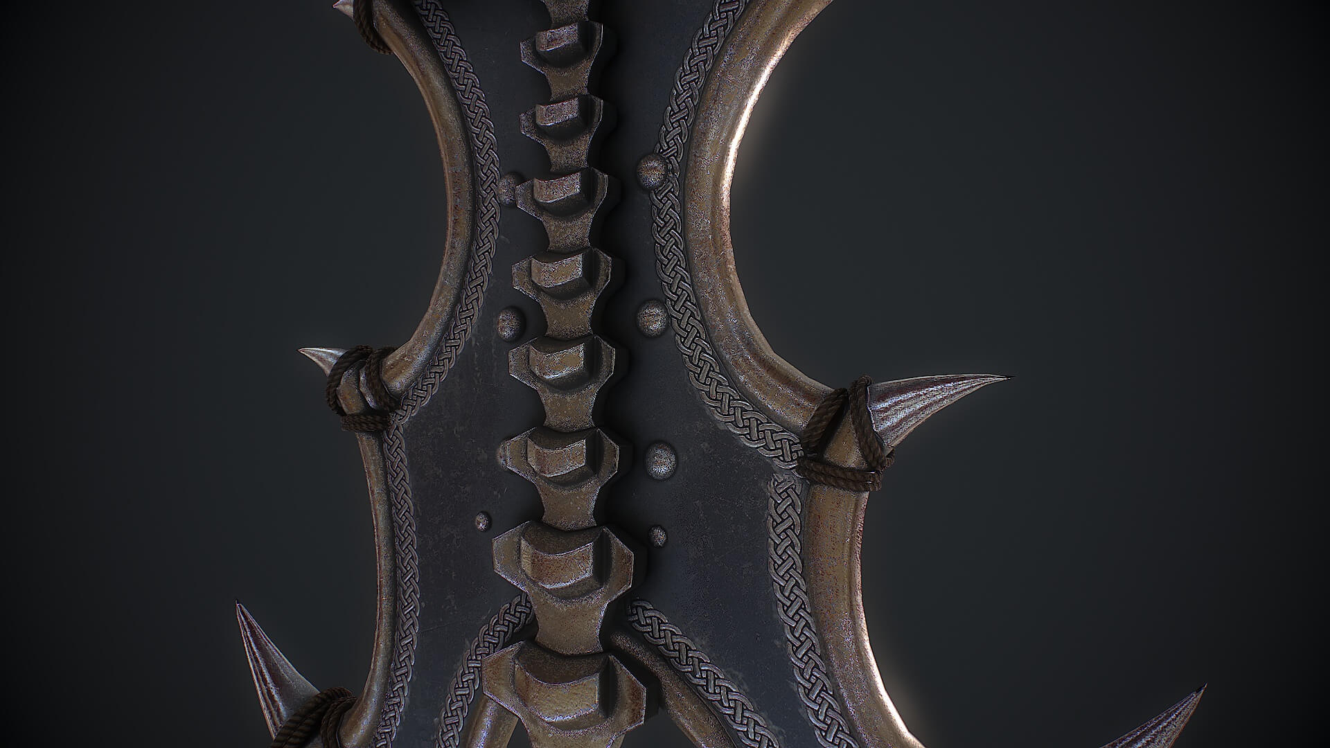 Fantasy Shield - 3D Model by Nicu_Tepes